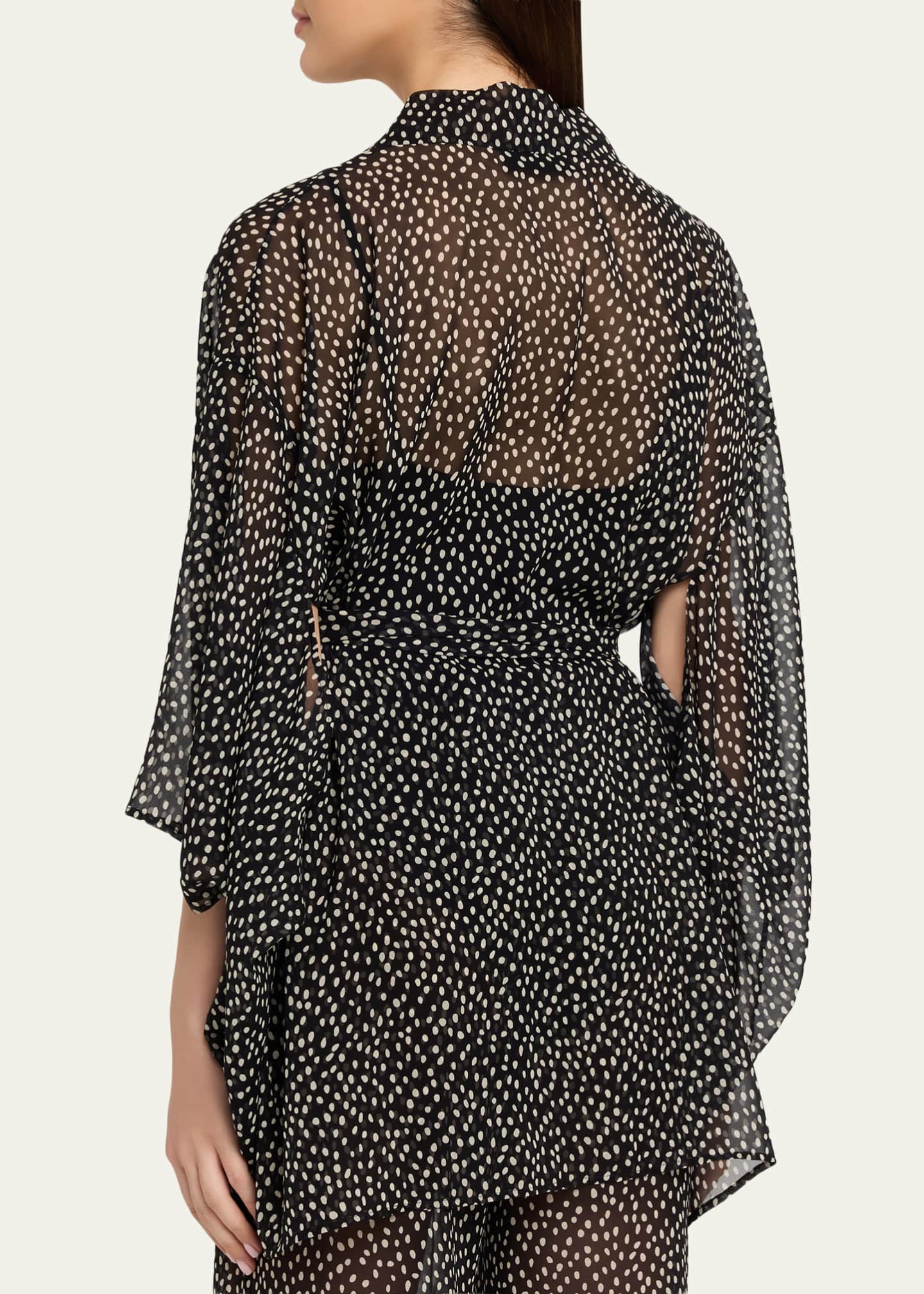 Nili Lotan Kima Silk Kimono - Bergdorf Goodman