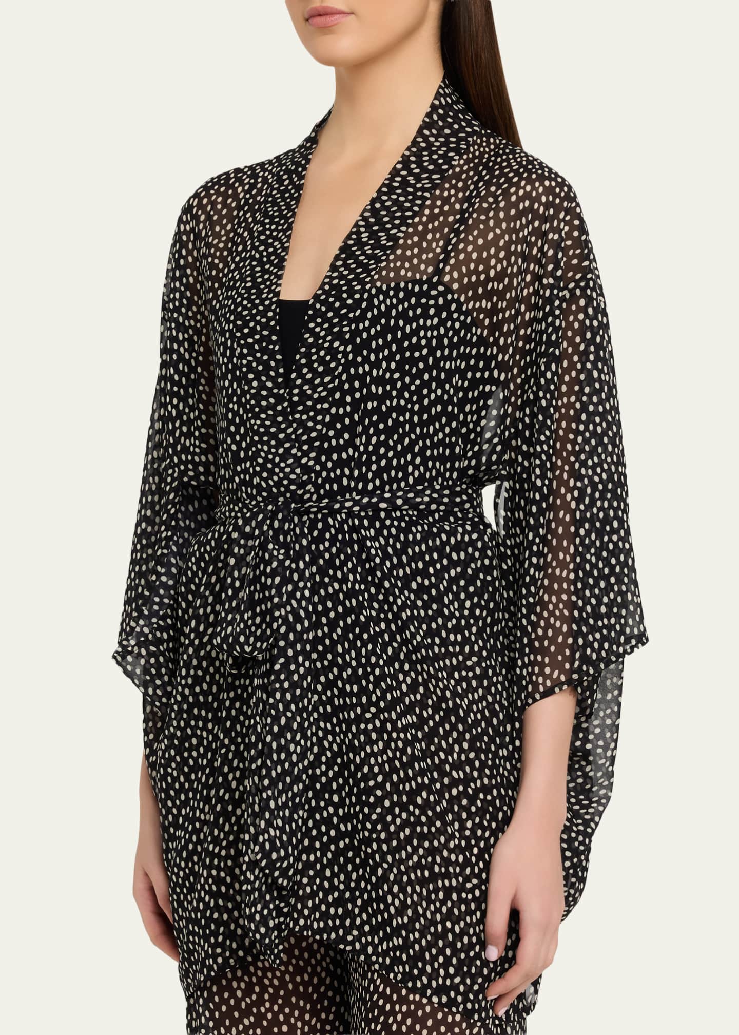 Nili Lotan Kima Silk Kimono - Bergdorf Goodman