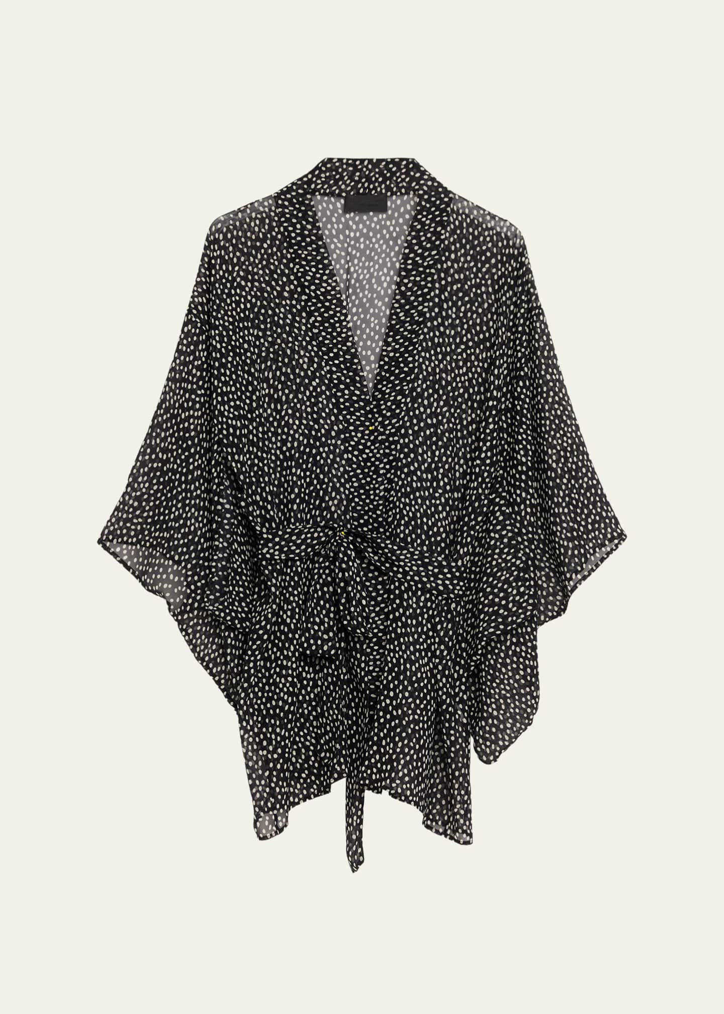 Nili Lotan Kima Silk Kimono - Bergdorf Goodman