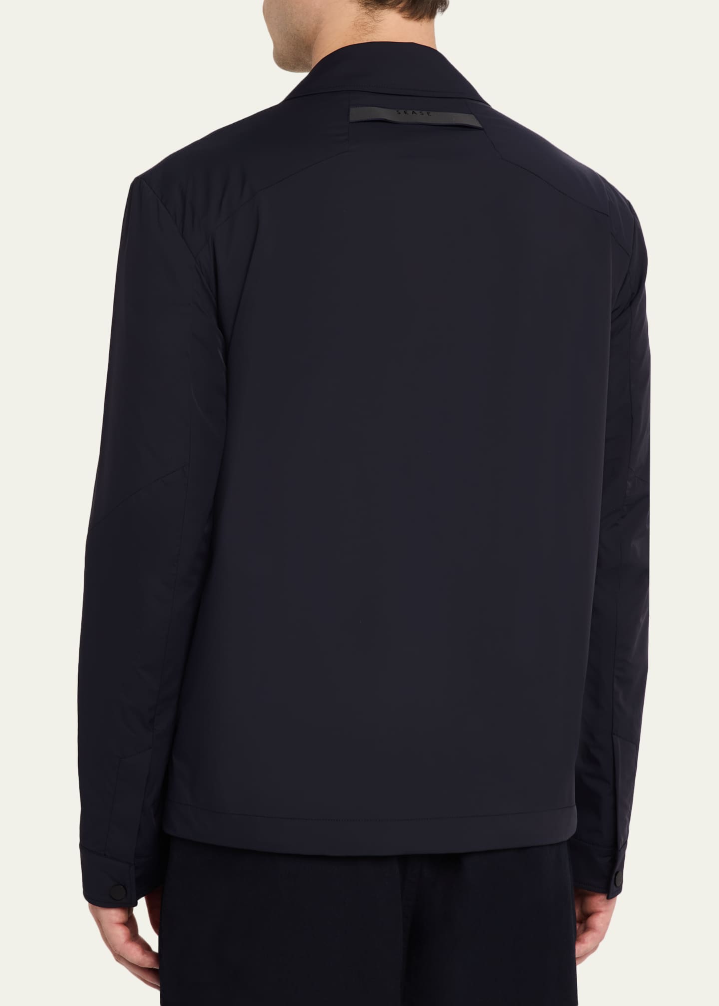 Sease Men's Jib Set Stretch Nylon Overshirt - Bergdorf Goodman