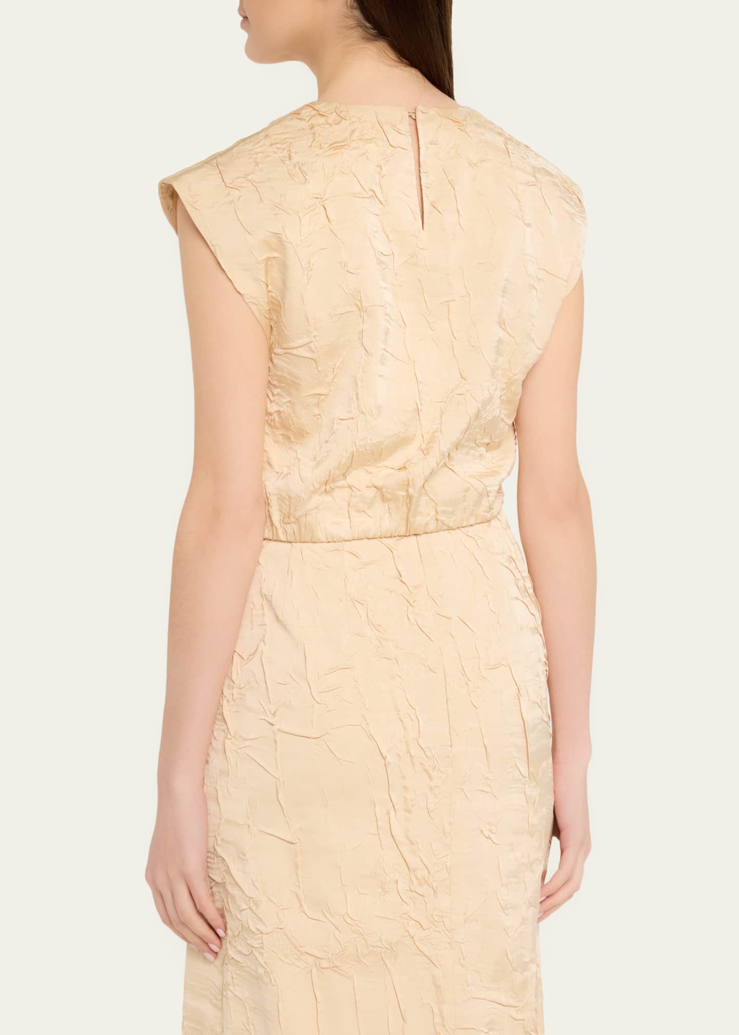 Ulla Johnson Gisella Satin Crop Top - Bergdorf Goodman