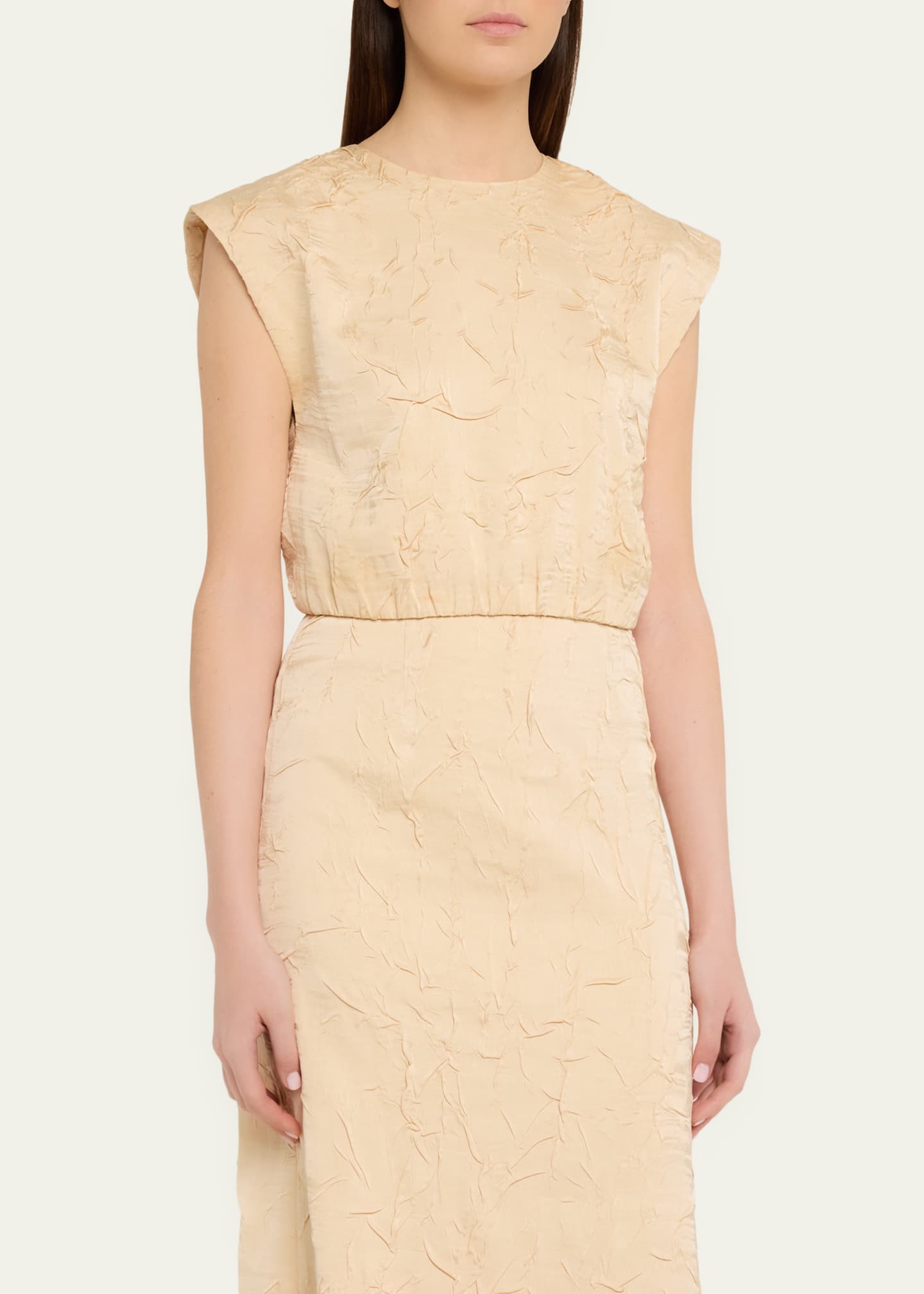 Ulla Johnson Gisella Satin Crop Top - Bergdorf Goodman
