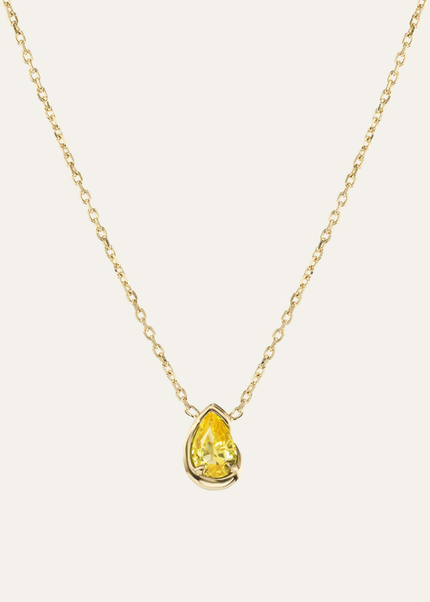 Aaryah BB Thelma Yellow Sapphire Necklace - Bergdorf Goodman