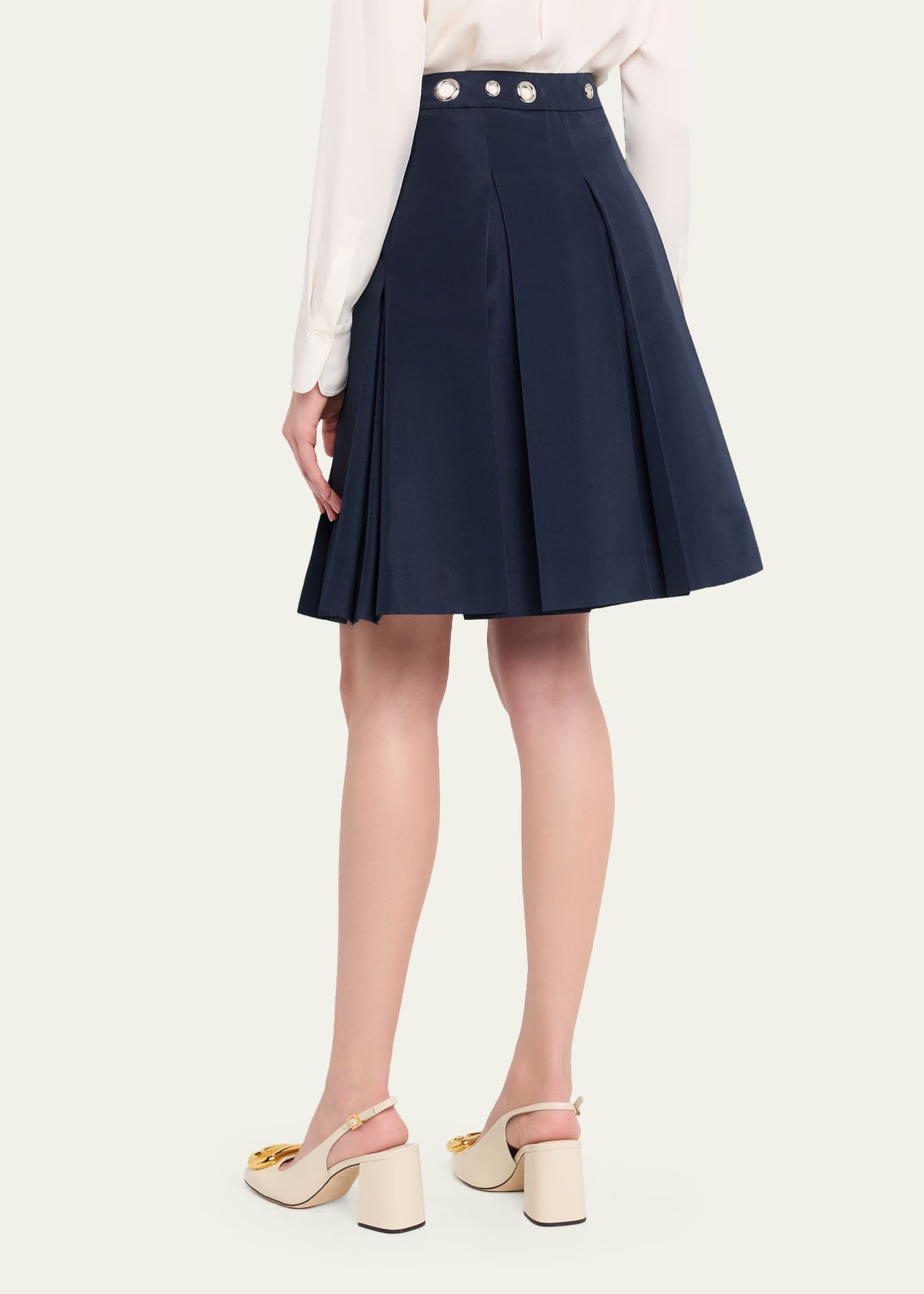 Marc Jacobs Safety Pin Pleated Skirt - Bergdorf Goodman