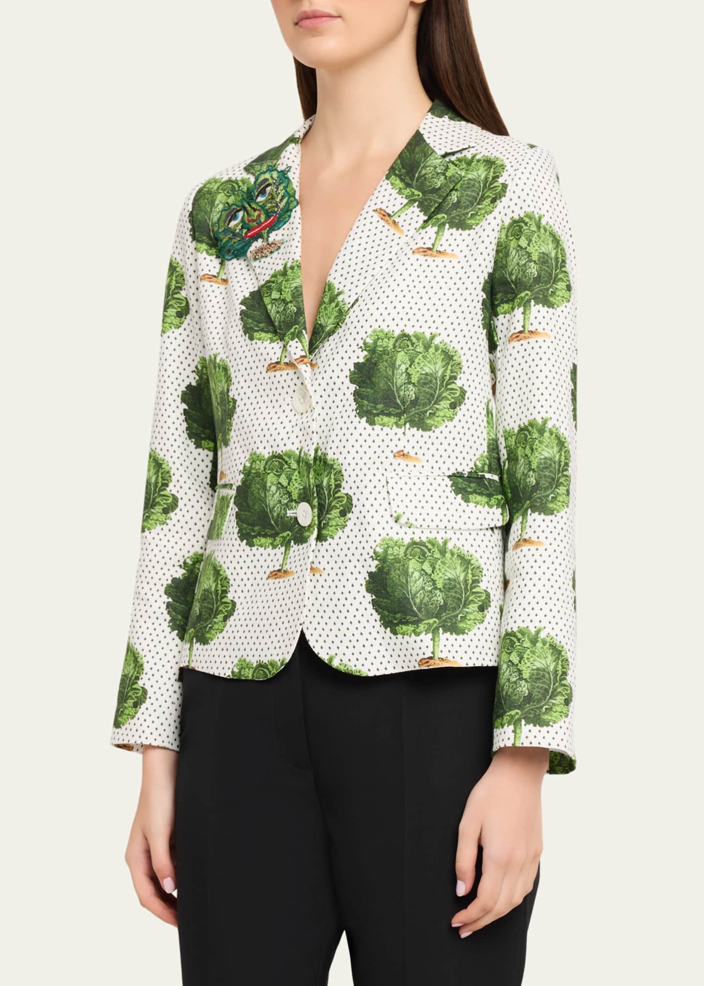 Libertine Lettuce Dance To The Beet Classic Jacket - Bergdorf Goodman