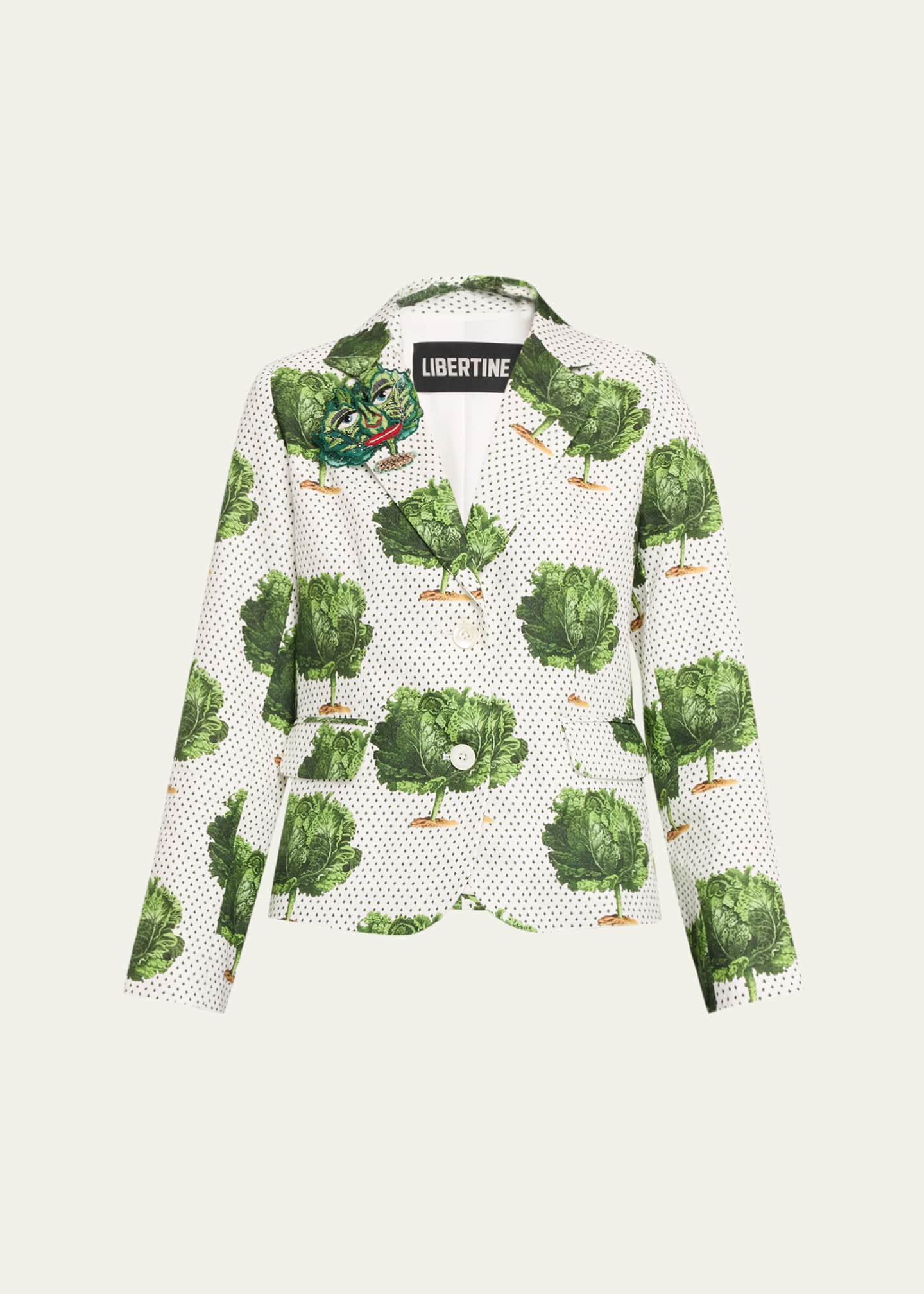 Libertine Lettuce Dance To The Beet Classic Jacket - Bergdorf Goodman