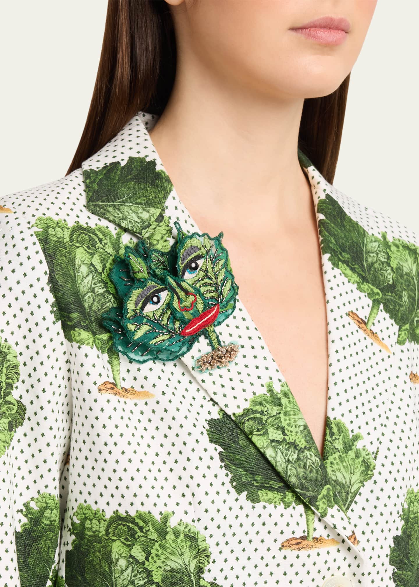 Libertine Lettuce Dance To The Beet Classic Jacket - Bergdorf Goodman