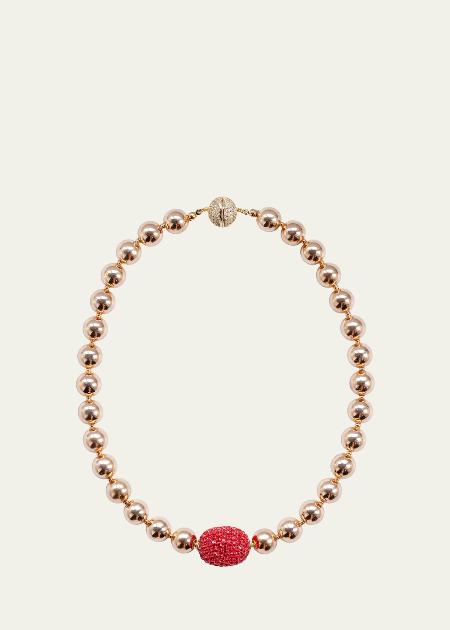 Saule Label Cassia Necklace in Crimson Bloom - Bergdorf Goodman