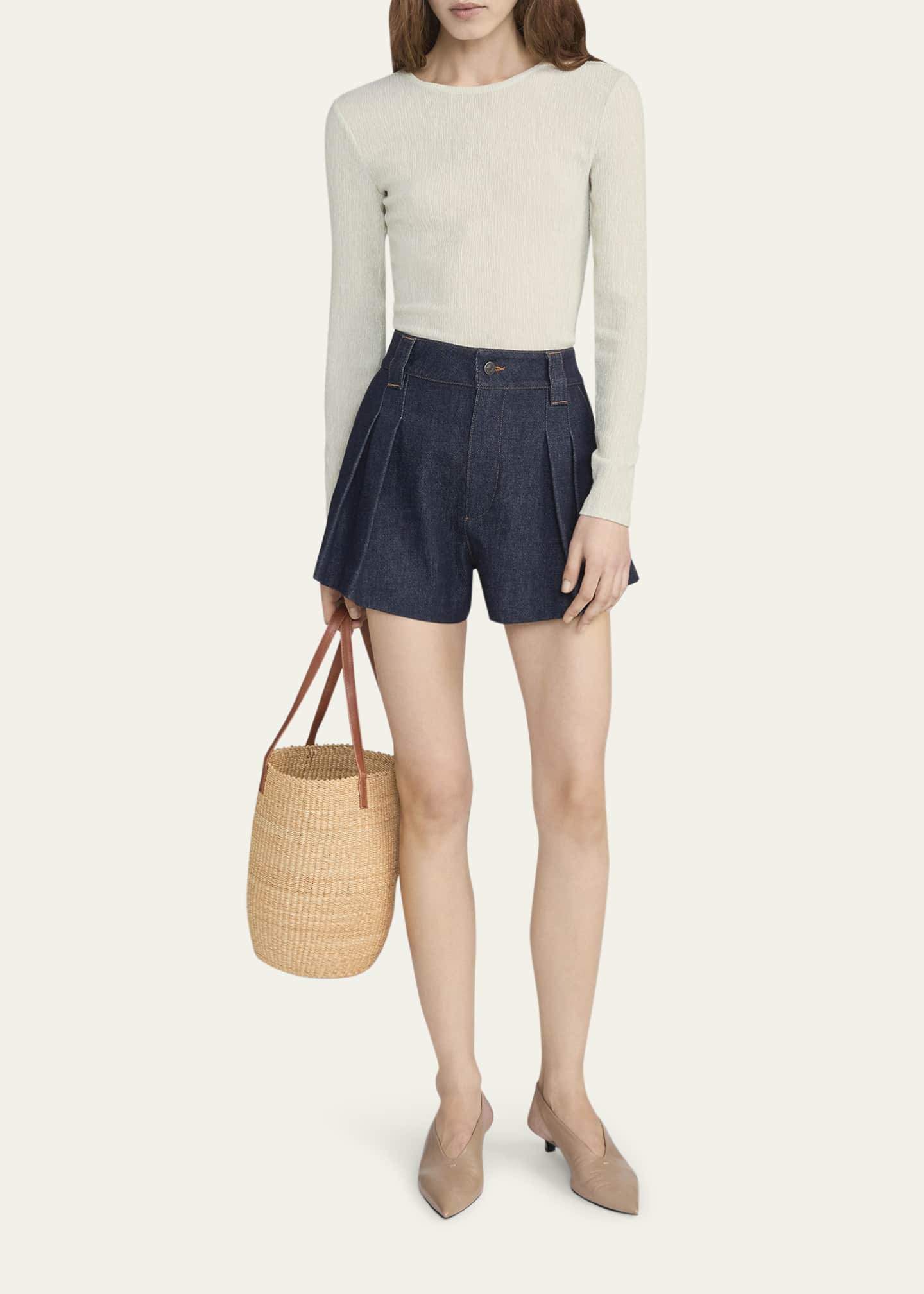 FRAME The Structural Shorts - Bergdorf Goodman