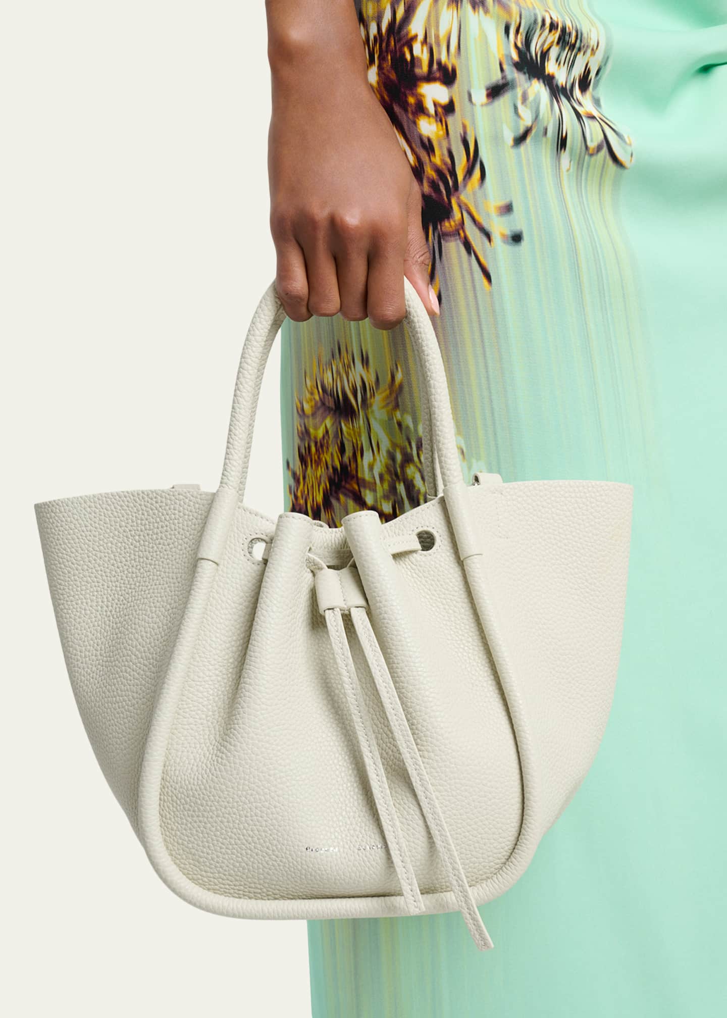 Proenza Schouler Small Ruched Grain Leather Tote Bag - Bergdorf Goodman
