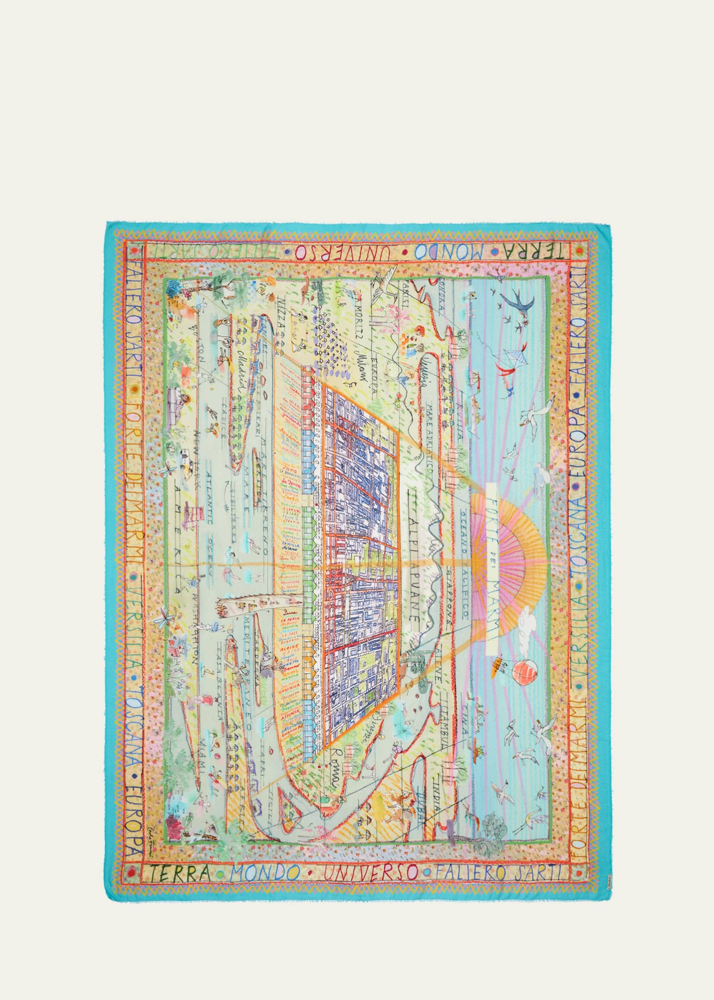 Faliero Sarti x Paolo Fiumi Forte dei Marmi Scarf - Bergdorf Goodman