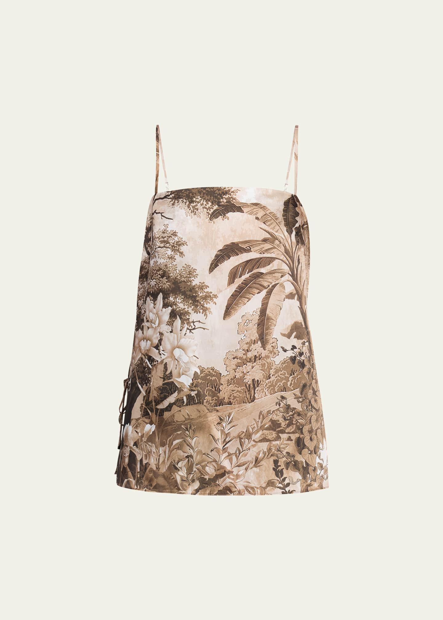 Kobi Halperin Gwen Sleeveless Botanical-Print Blouse - Bergdorf Goodman
