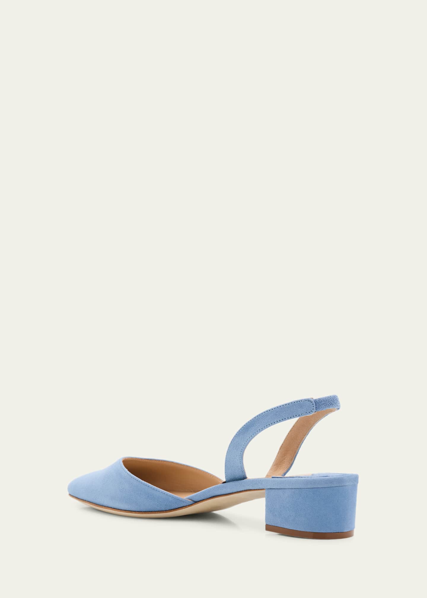Manolo Blahnik Aspro Suede Slingback Pumps - Bergdorf Goodman