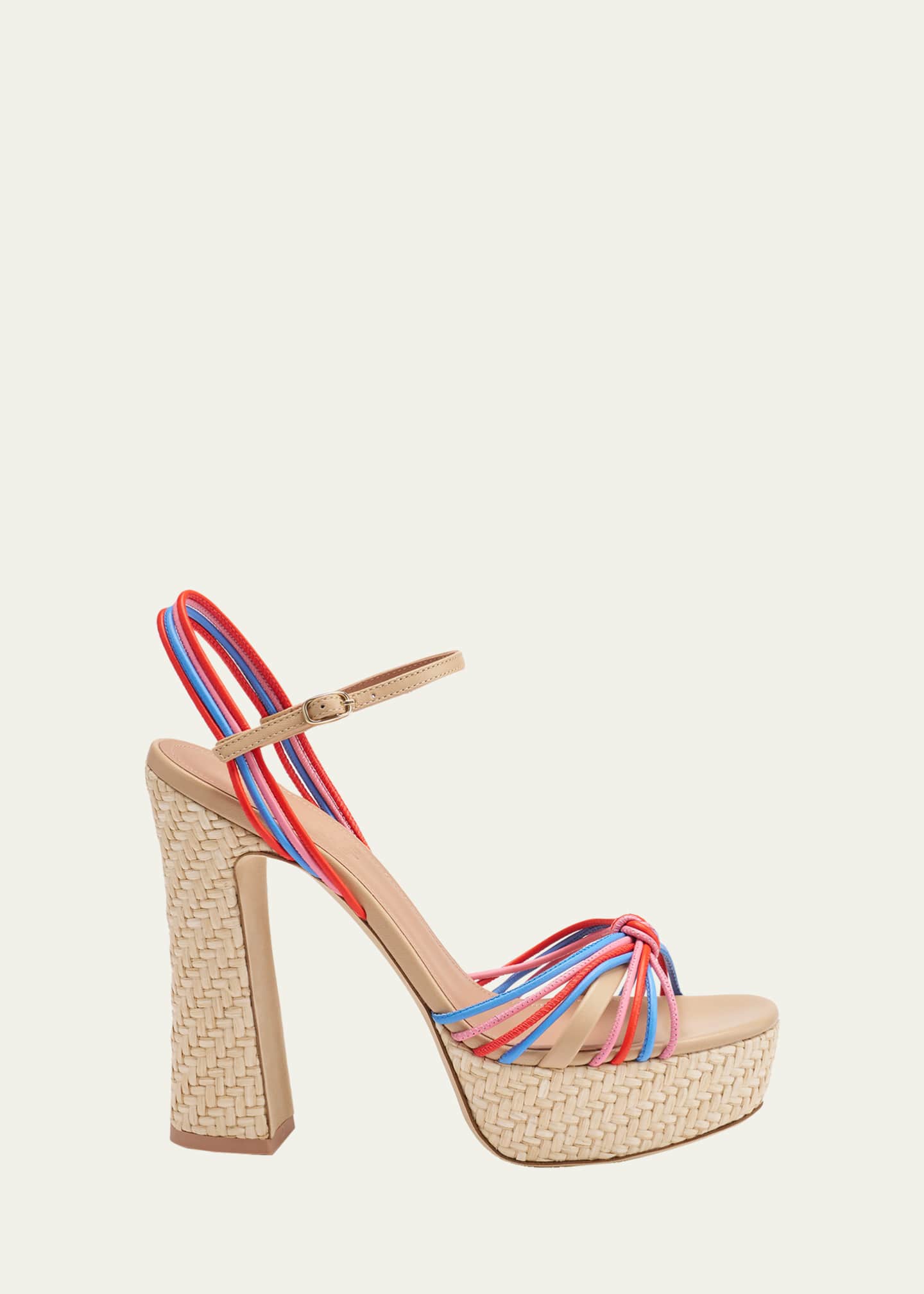 Malone Souliers 125mm Lucille Strappy Leather Platform Sandals ...