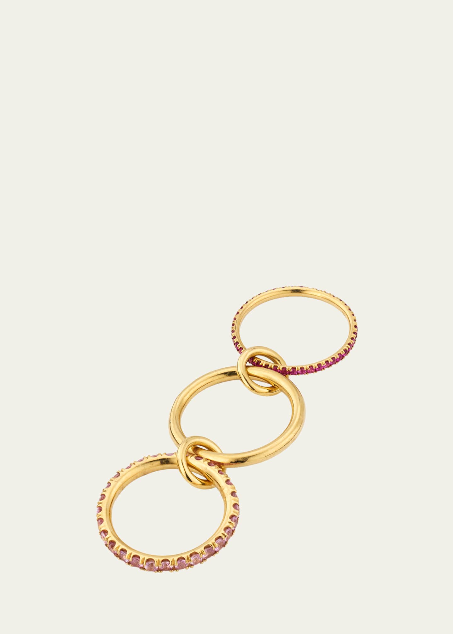 Spinelli Kilcollin Norah Rose 18K Yellow Gold Pink Sapphire Ring ...