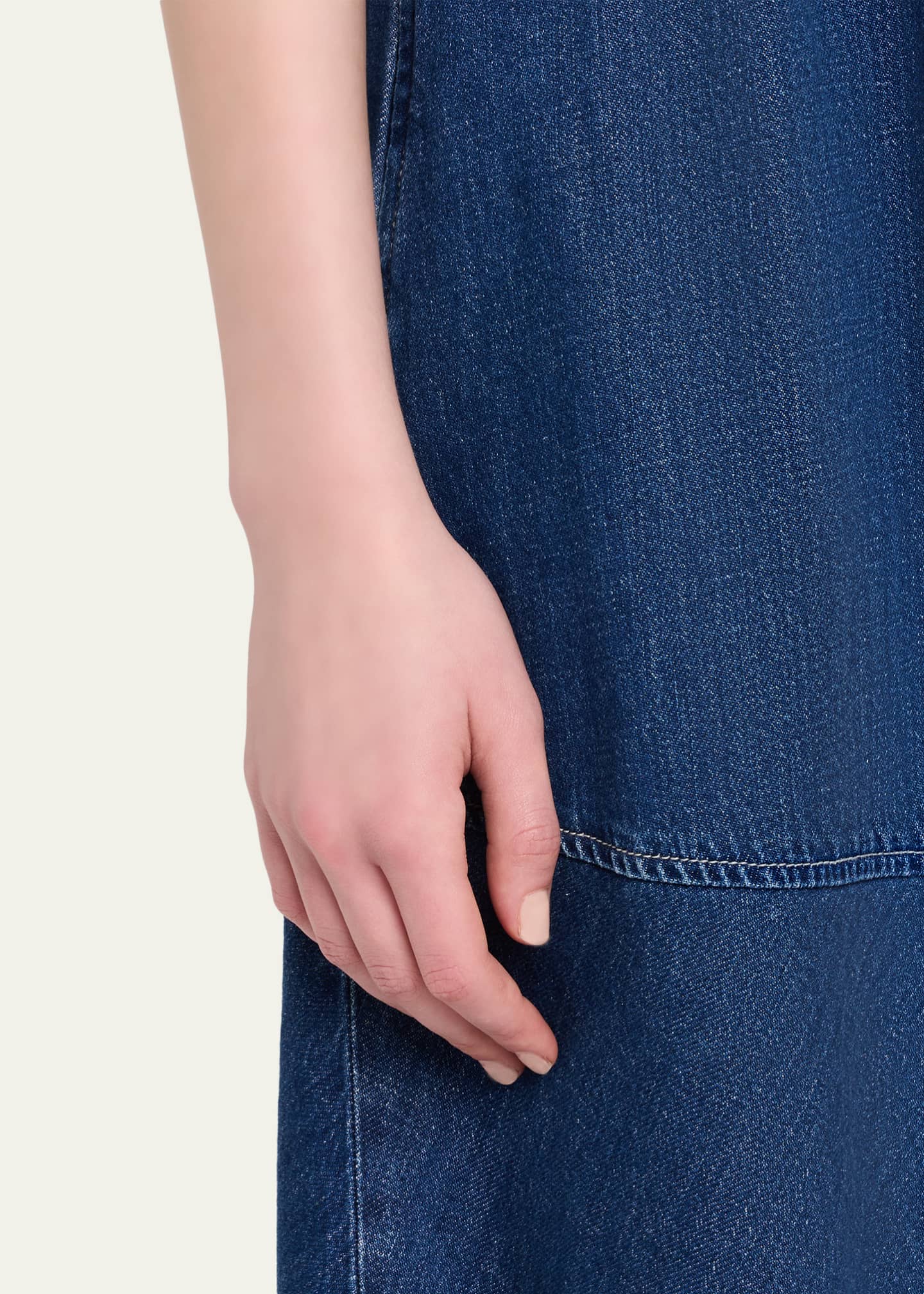 Kobi Halperin Addison Belted Ombre Cotton Denim Maxi Dress - Bergdorf ...