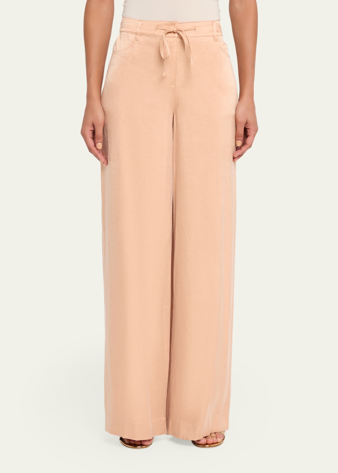 Kobi Halperin Mason Wide-Leg Drawstring Pants - Bergdorf Goodman