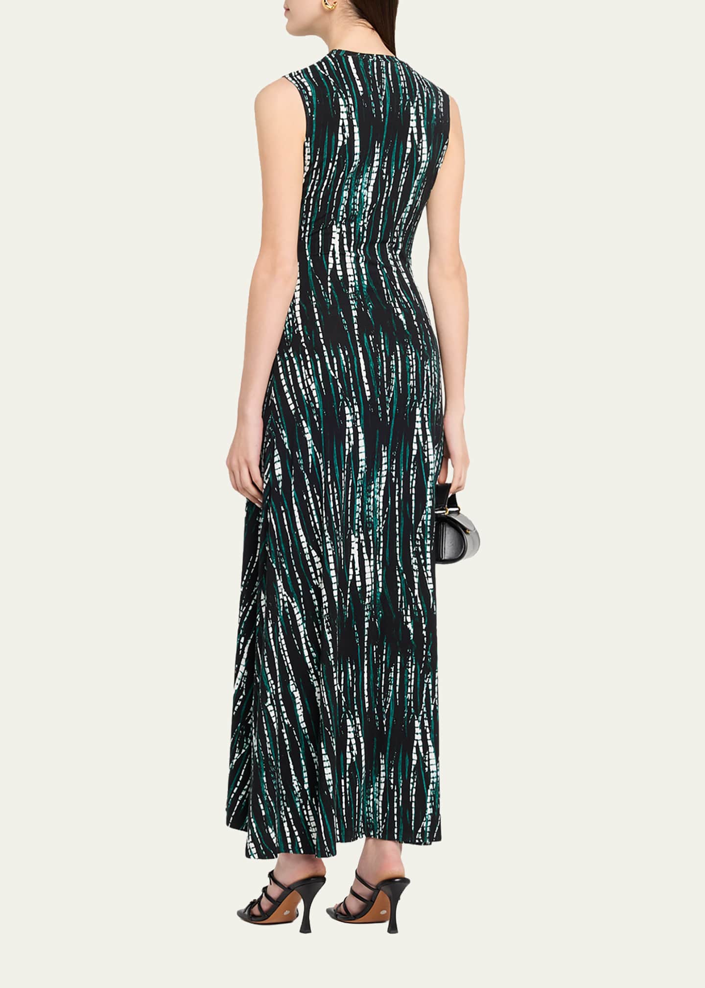 Proenza Schouler White Label Jordyn Sleeveless Abstract-Print Jersey ...