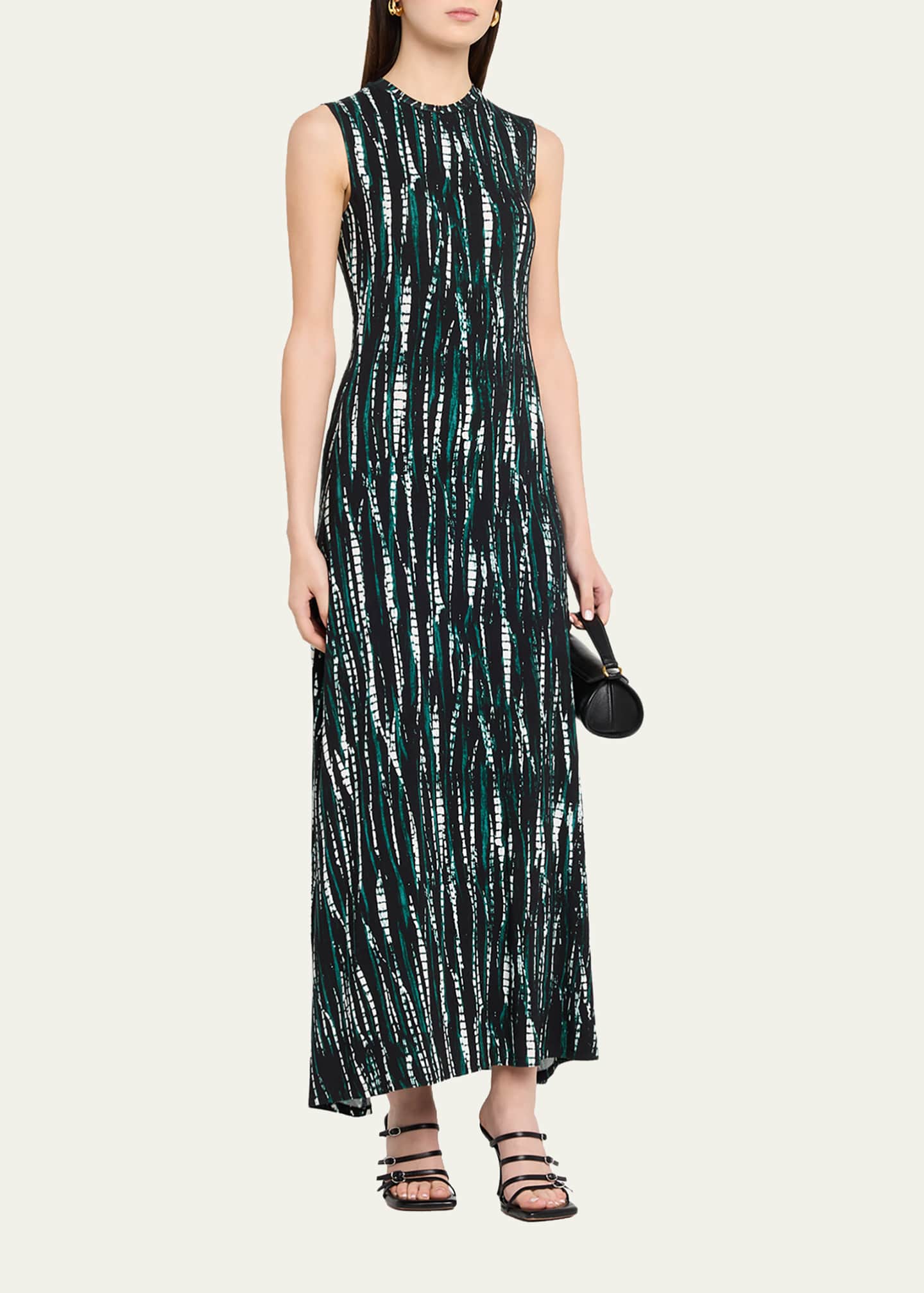 Proenza Schouler White Label Jordyn Sleeveless Abstract-Print Jersey ...