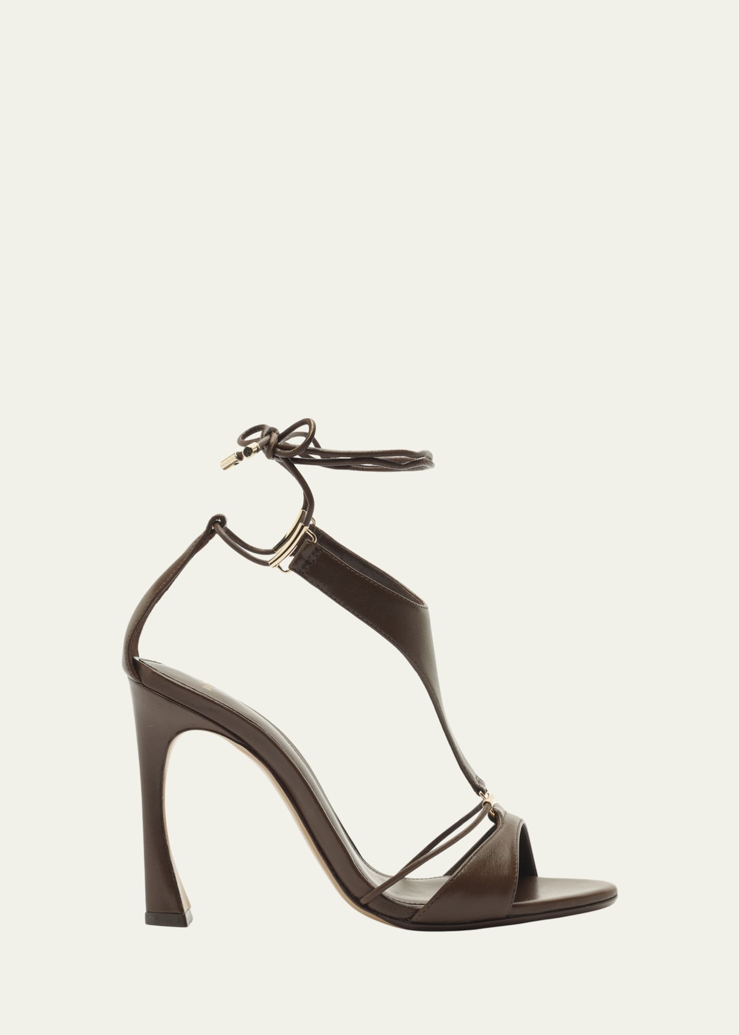 Alexandre Birman 100mm Mimi Leather Ankle-Tie Sandals - Bergdorf Goodman