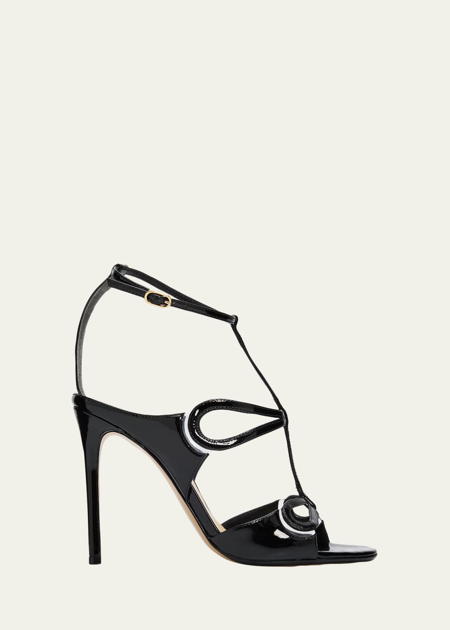 Alexandre Birman 100mm Malu Patent Leather Sandals - Bergdorf Goodman