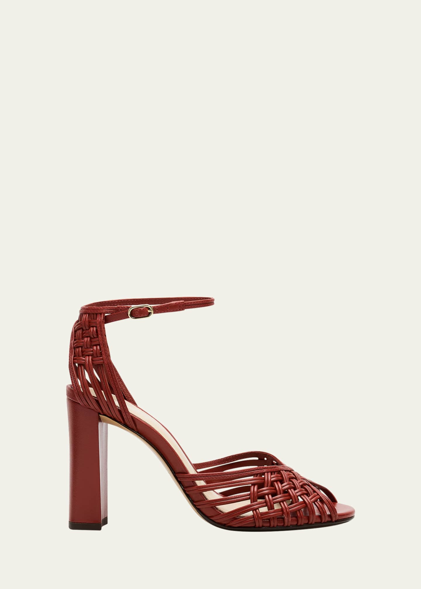 Alexandre Birman 90mm Lilian Woven Leather Sandals - Bergdorf Goodman