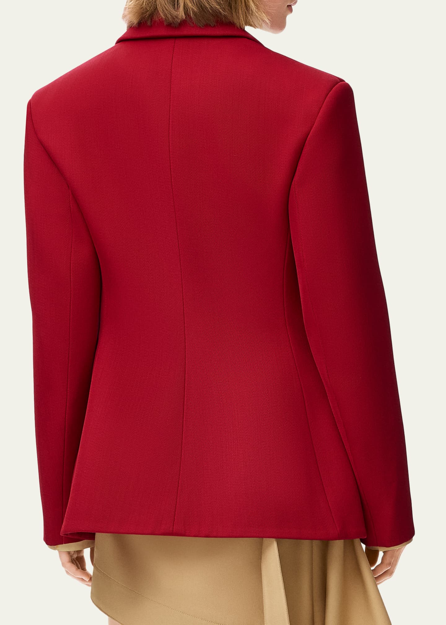 Loewe Wool-Blend Single-Breasted Jacket - Bergdorf Goodman