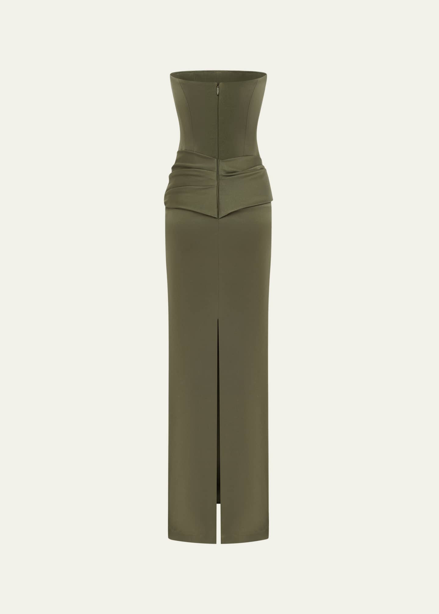 Alex Perry Strapless Twisted Longline Column Gown - Bergdorf Goodman