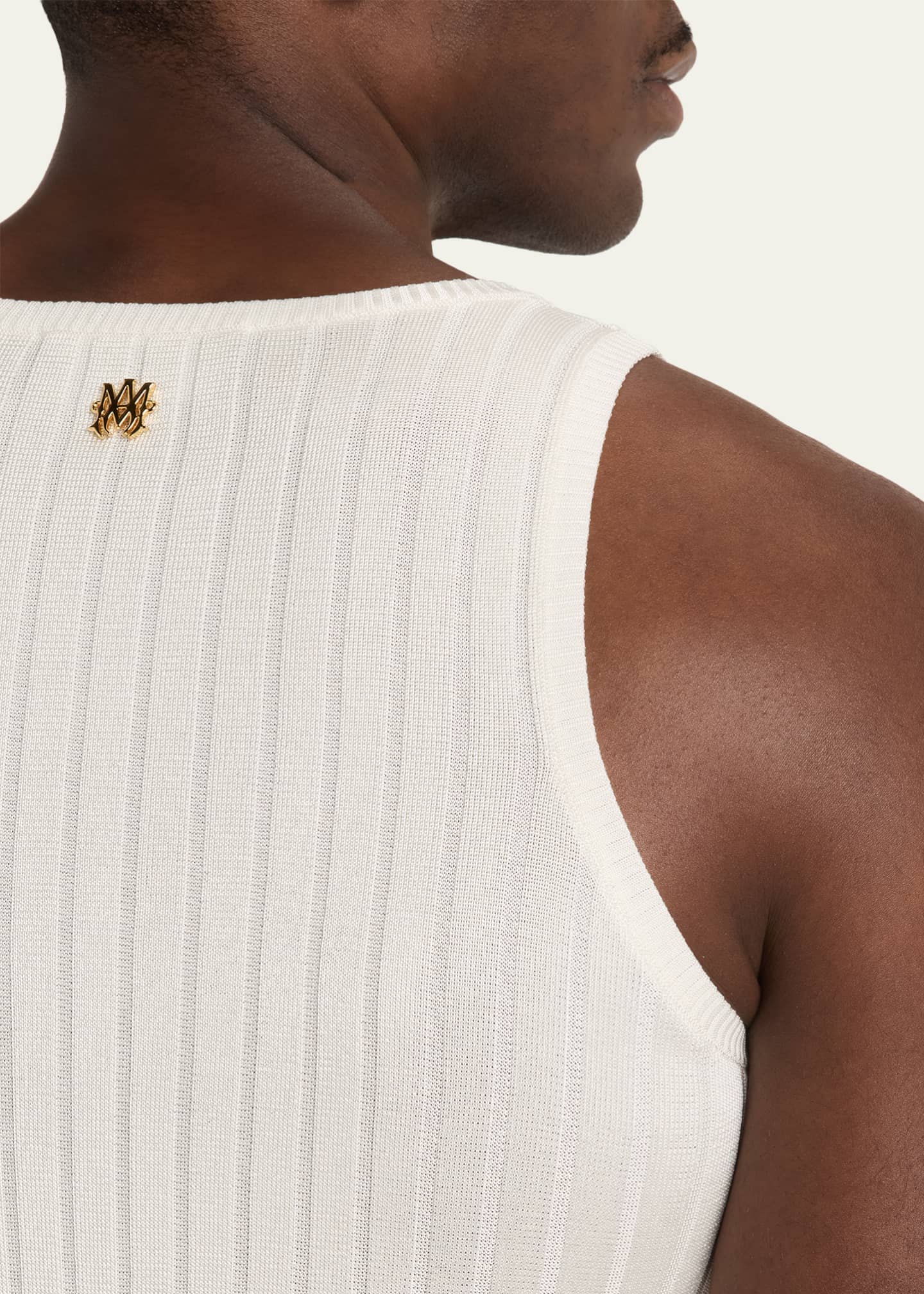 Amiri Men's MA Hardware Ribbed Tank Top - Bergdorf Goodman