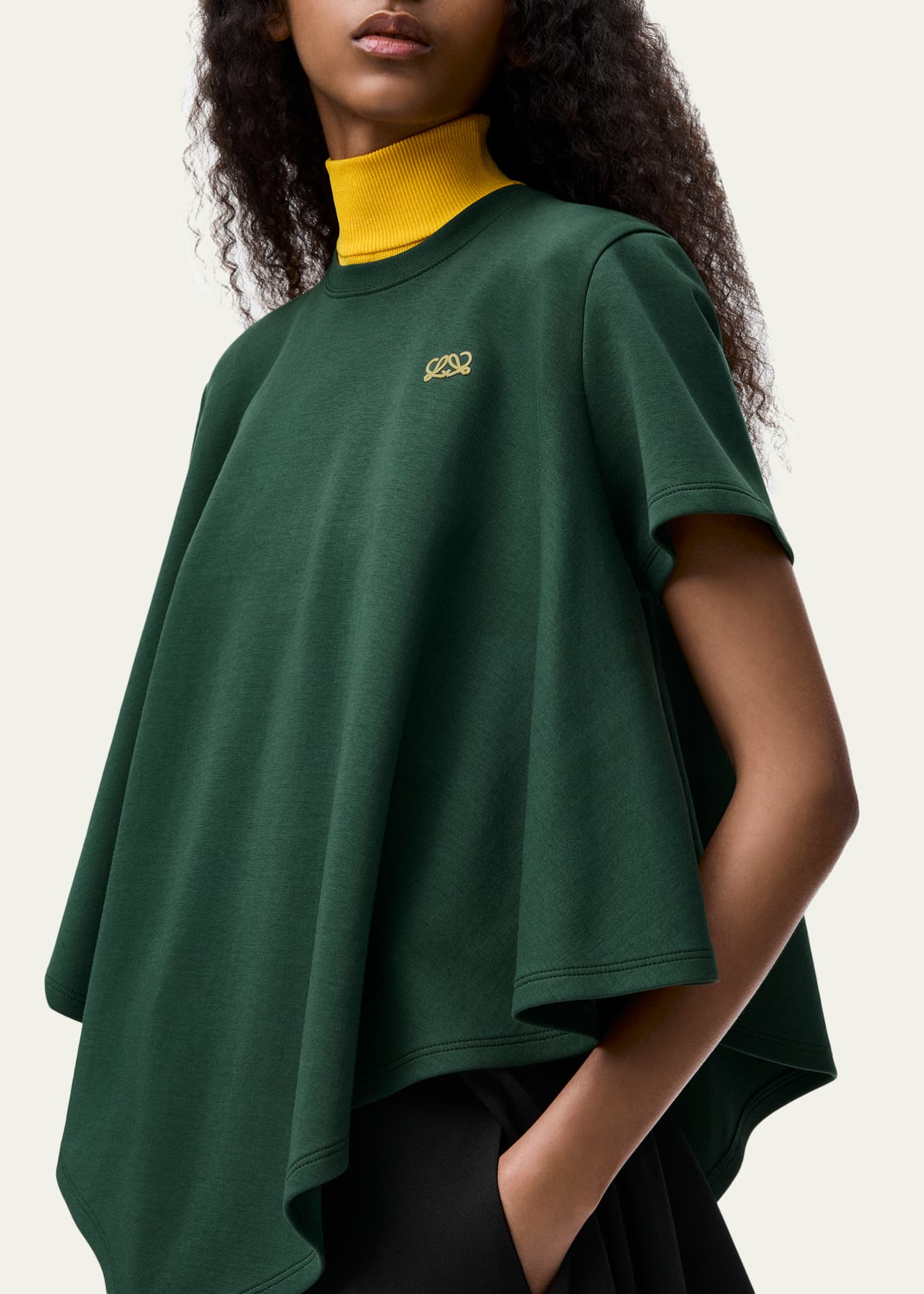 Loewe Short-Sleeve Cape T-Shirt - Bergdorf Goodman