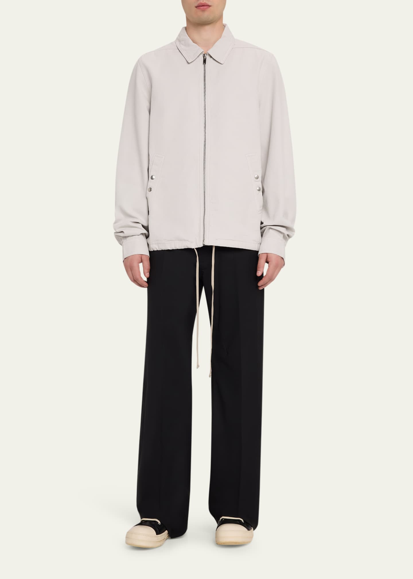 DRKSHDW RICK OWENS Men's Zip-Front Cotton-Blend Jacket - Bergdorf Goodman