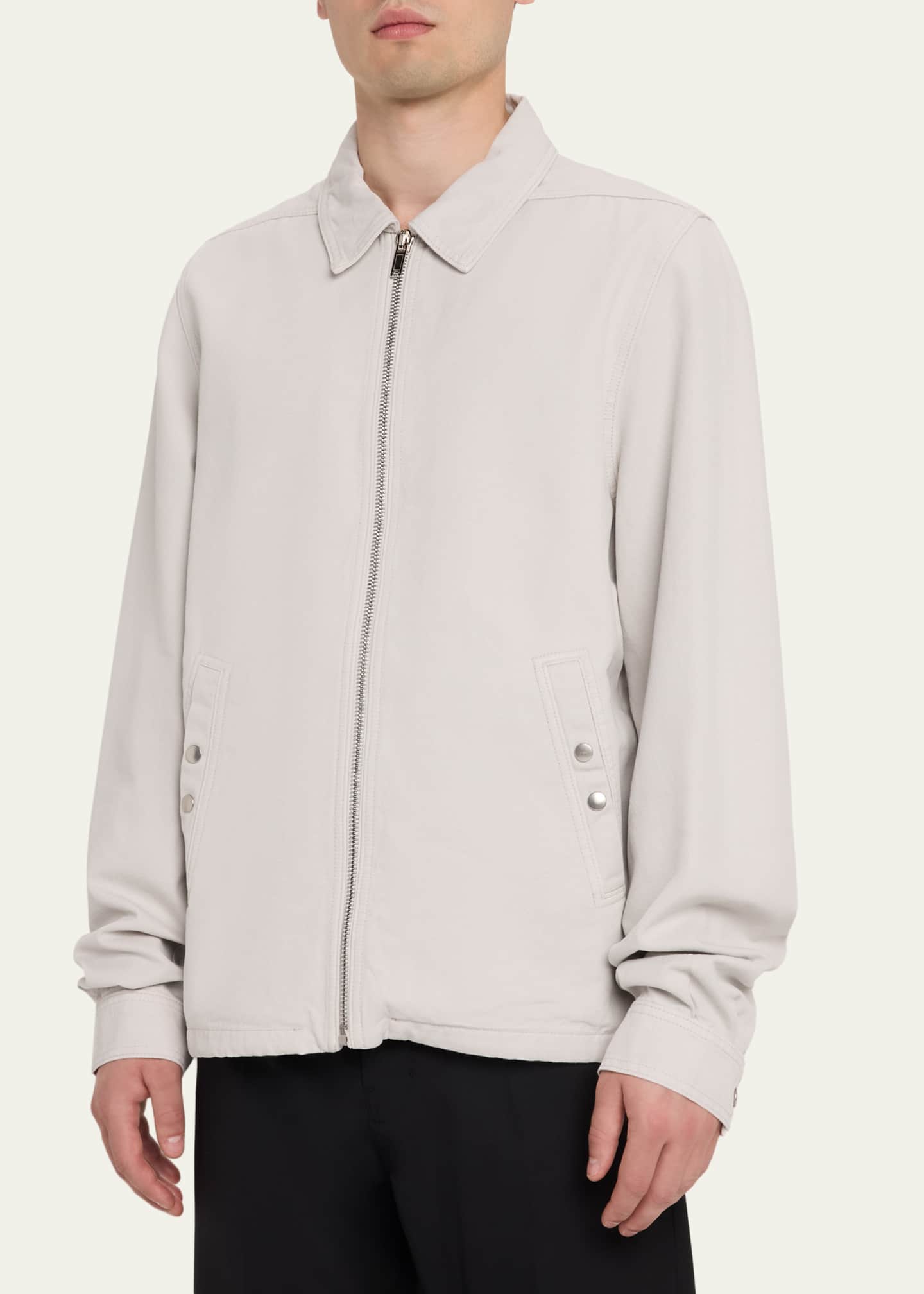 DRKSHDW RICK OWENS Men's Zip-Front Cotton-Blend Jacket - Bergdorf Goodman