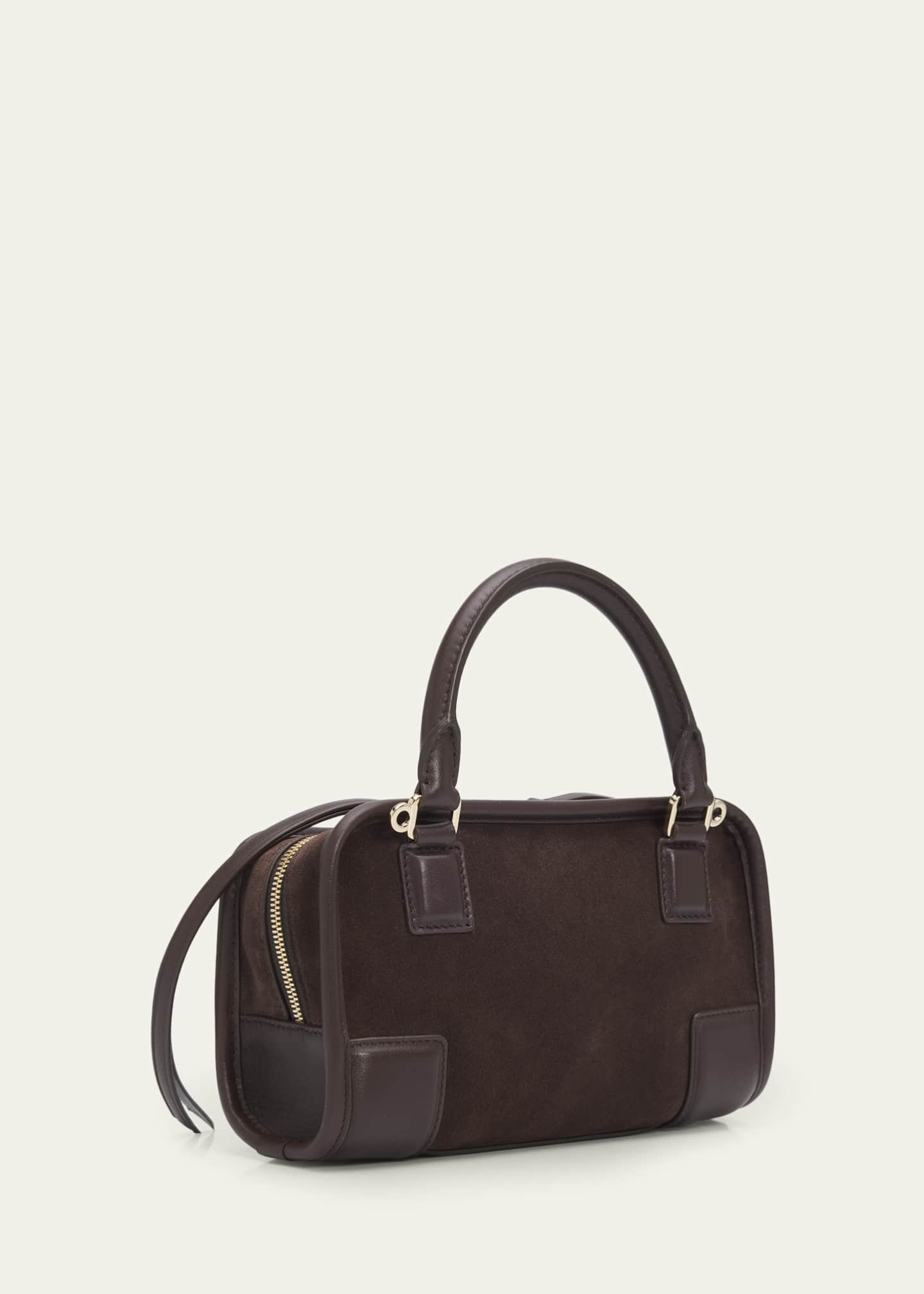 Loewe Amazona 180 Mini Suede Top-Handle Bag - Bergdorf Goodman