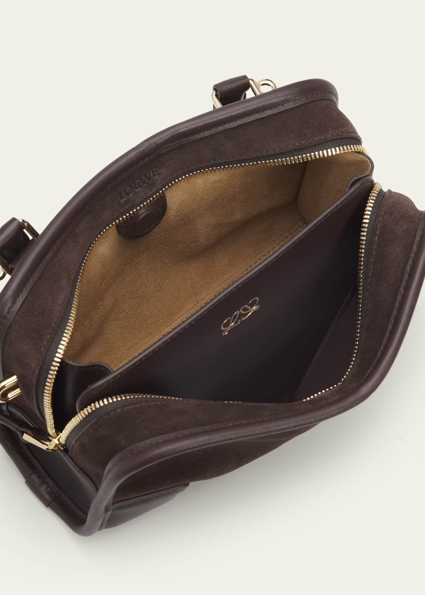 Loewe Amazona 180 Mini Suede Top-Handle Bag - Bergdorf Goodman