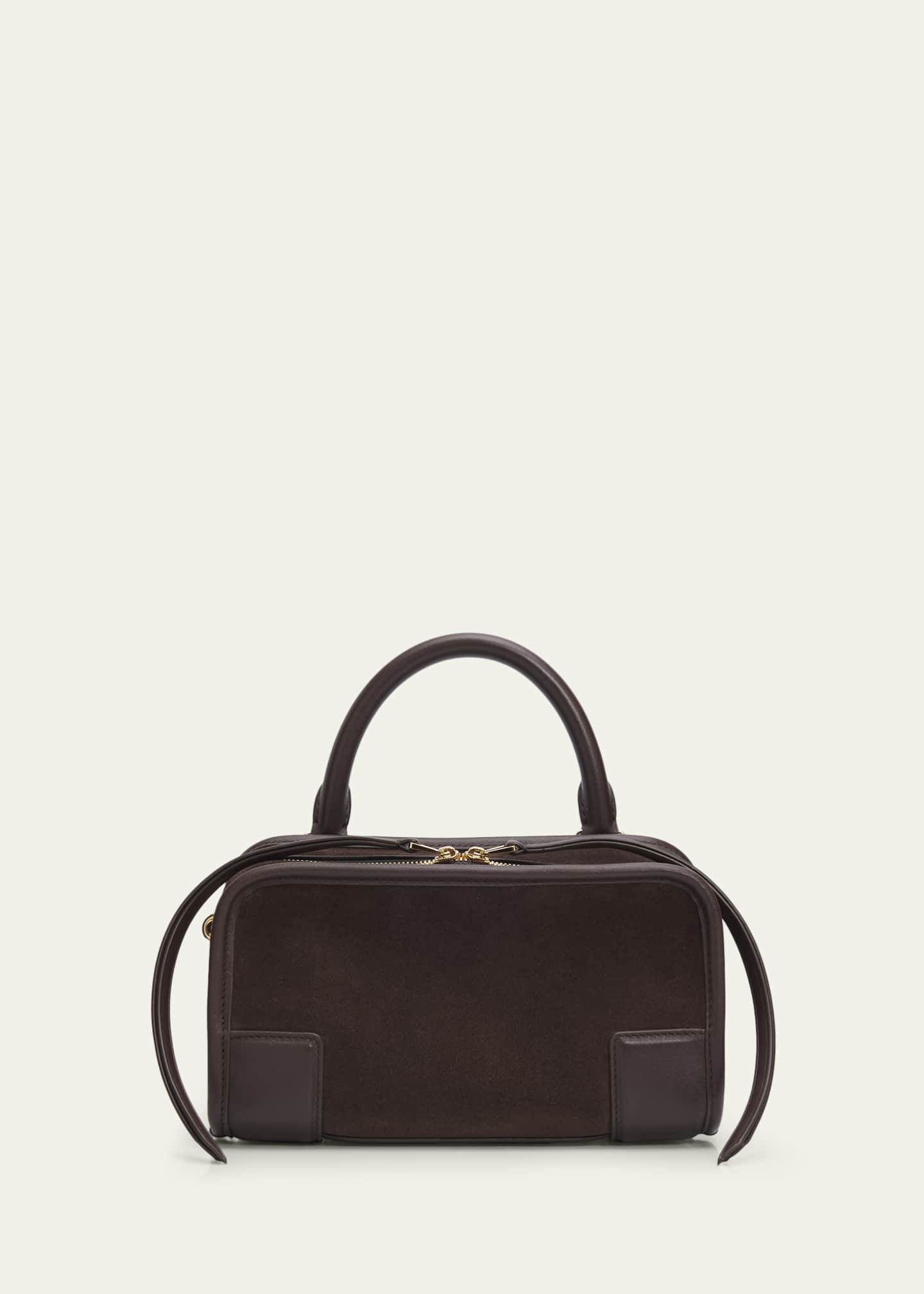 Loewe Amazona 180 Mini Suede Top-Handle Bag - Bergdorf Goodman