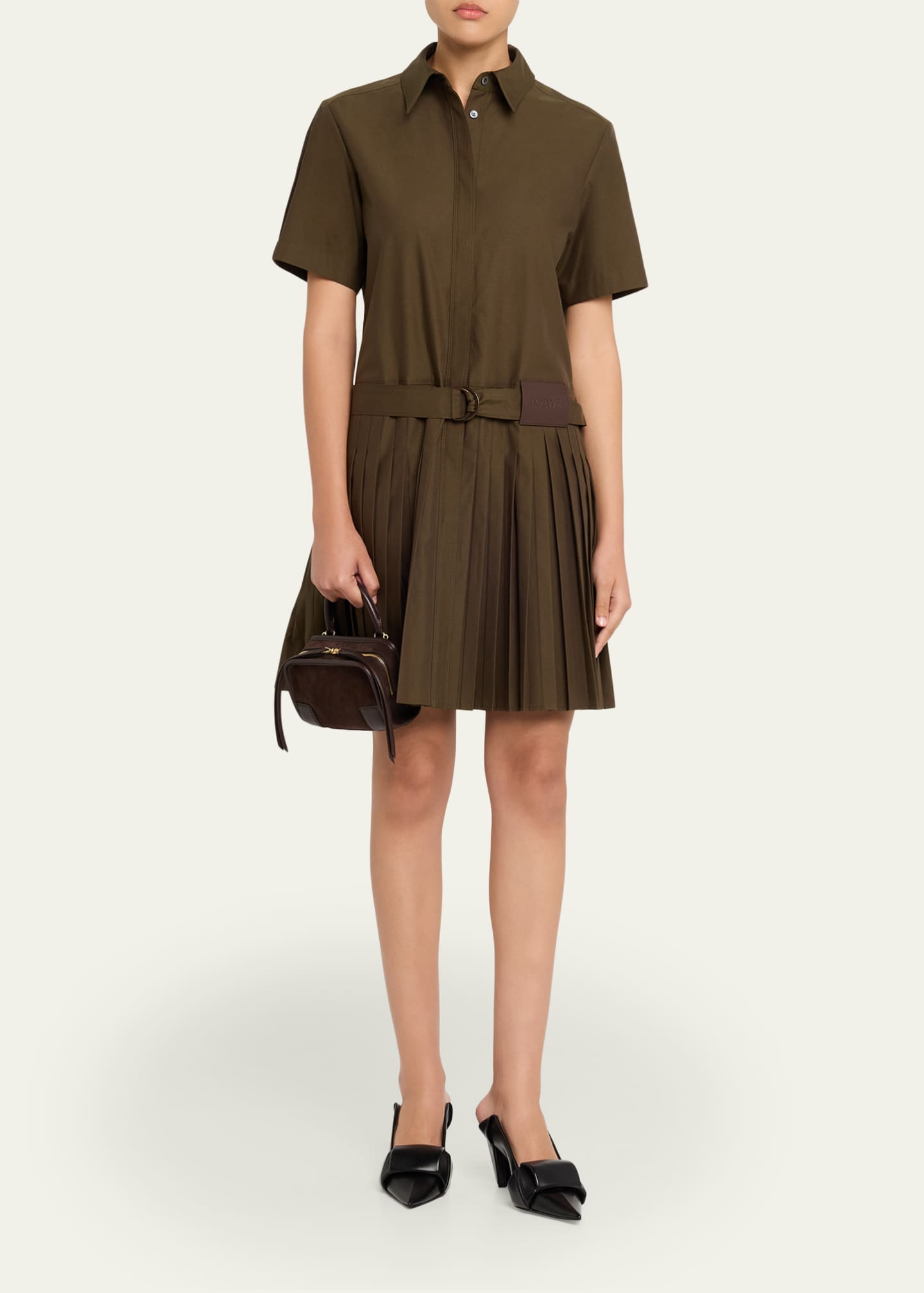 Loewe Amazona 180 Mini Suede Top-Handle Bag - Bergdorf Goodman