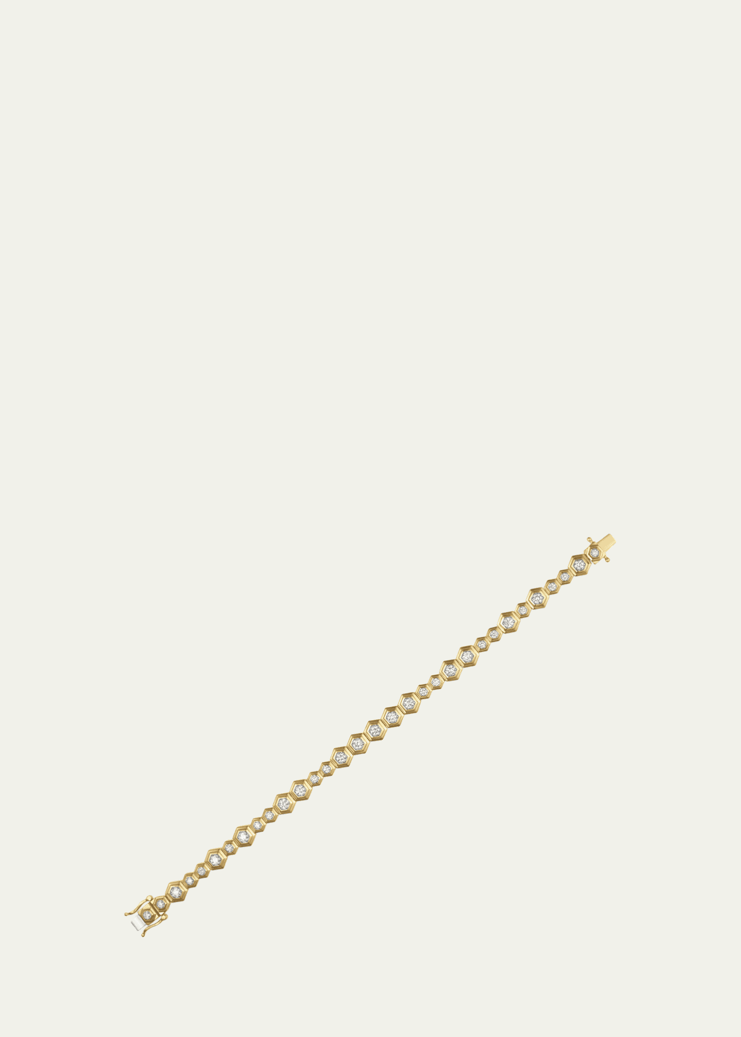 Sara Weinstock Honey Comb 18K Gold & Diamond Full Bracelet - Bergdorf ...