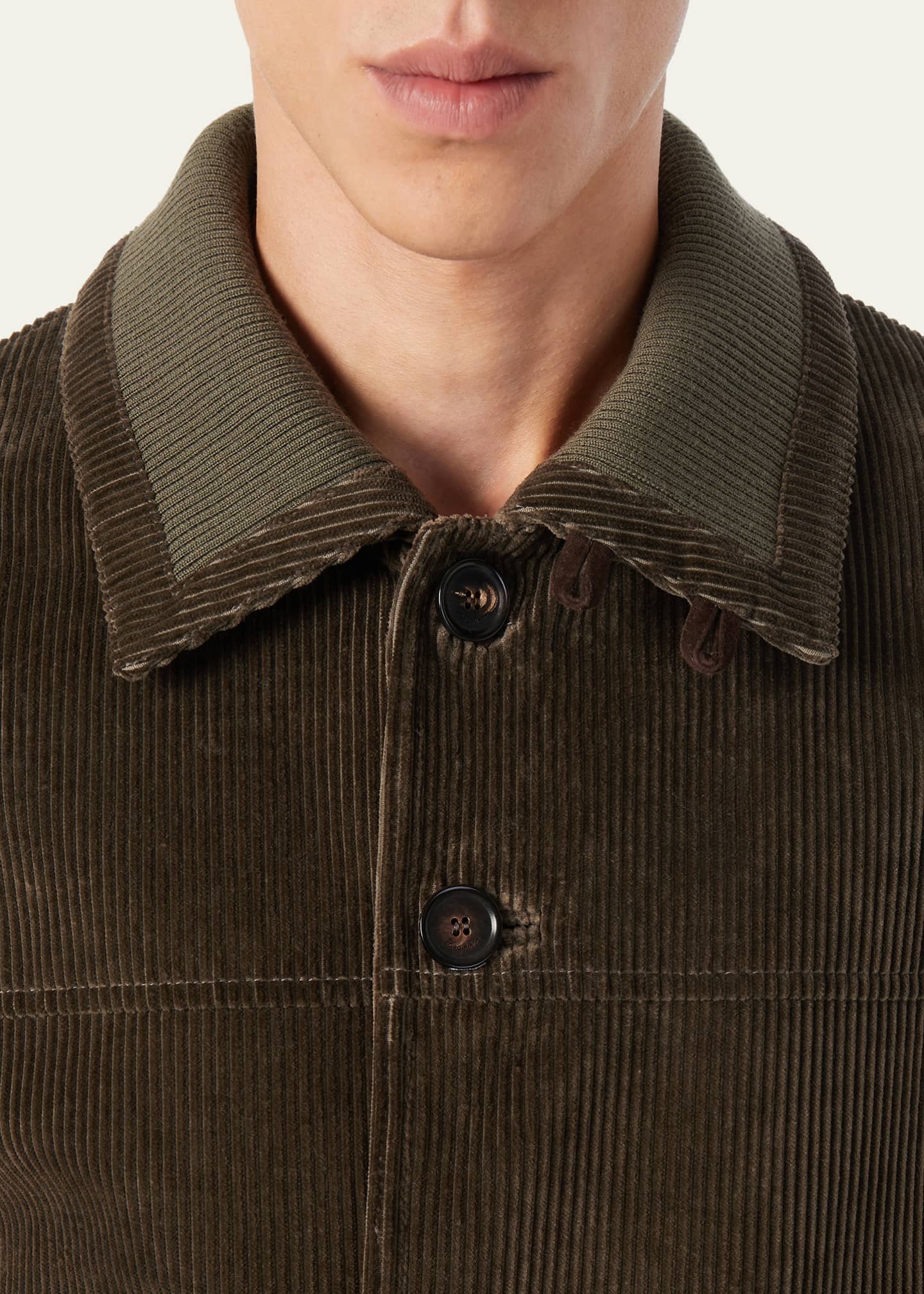 Loro Piana Men's Maremma Corduroy Bomber Jacket - Bergdorf Goodman