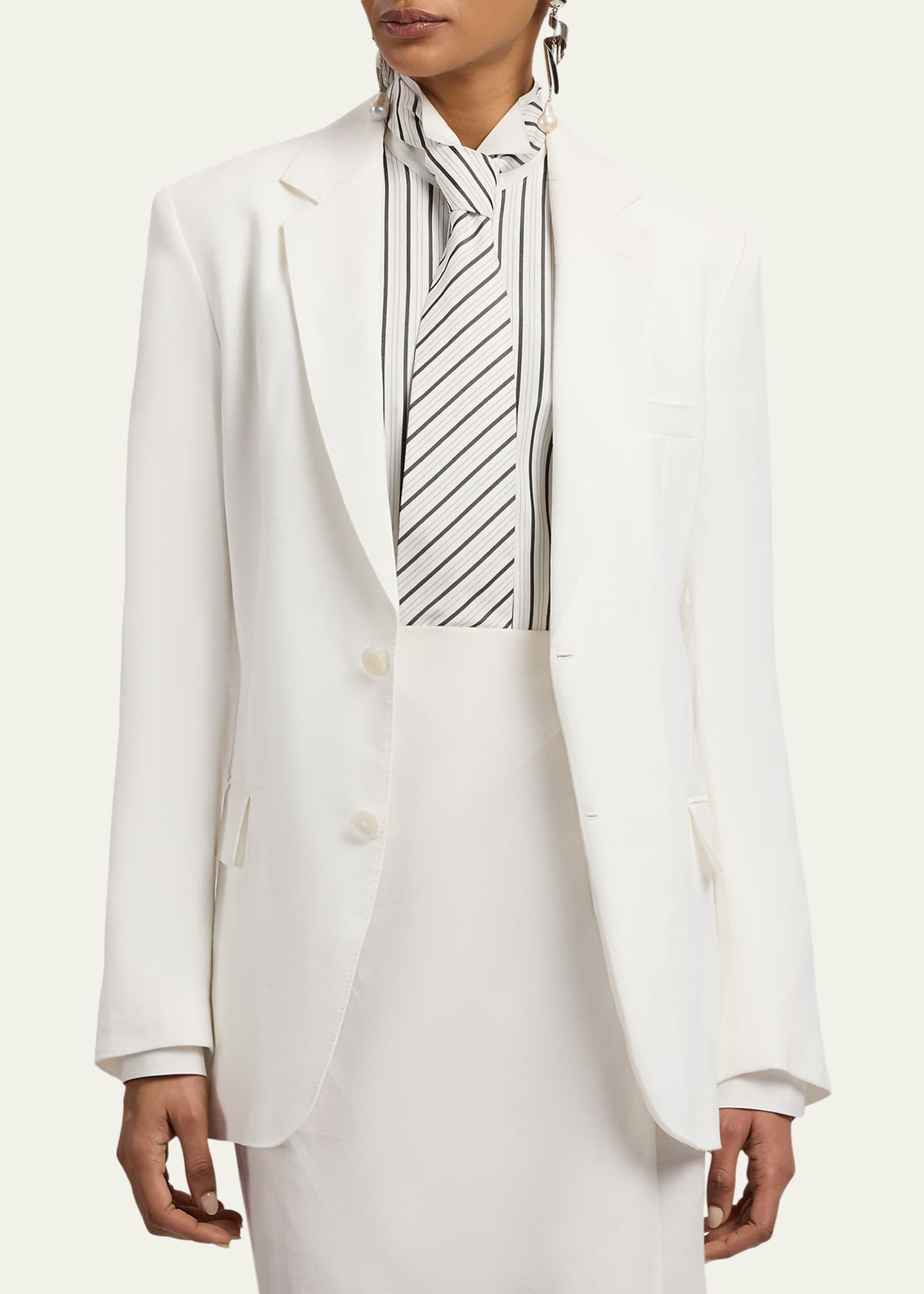 Ralph Lauren Collection Marcy Twill Jacket - Bergdorf Goodman