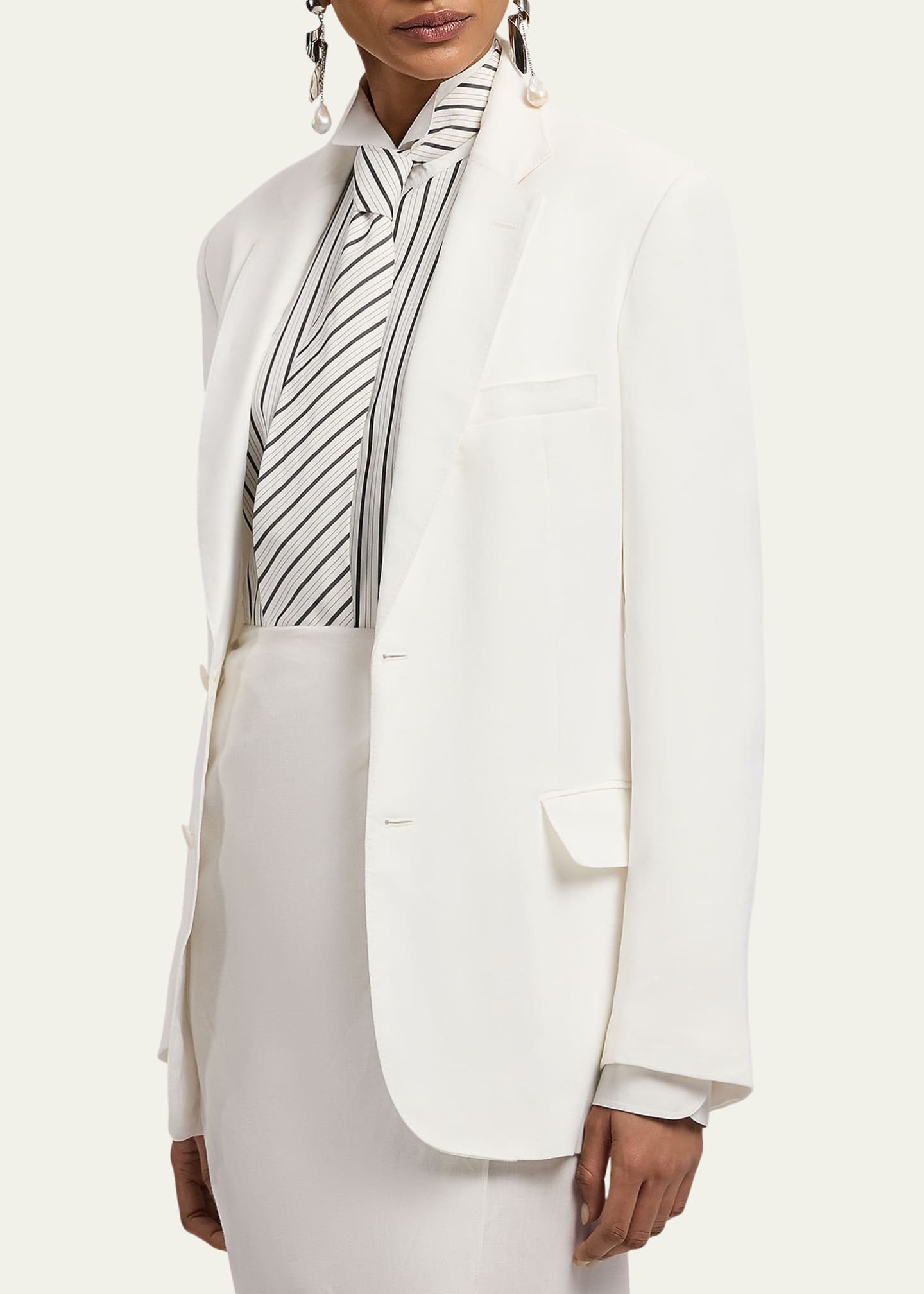 Ralph Lauren Collection Marcy Twill Jacket - Bergdorf Goodman