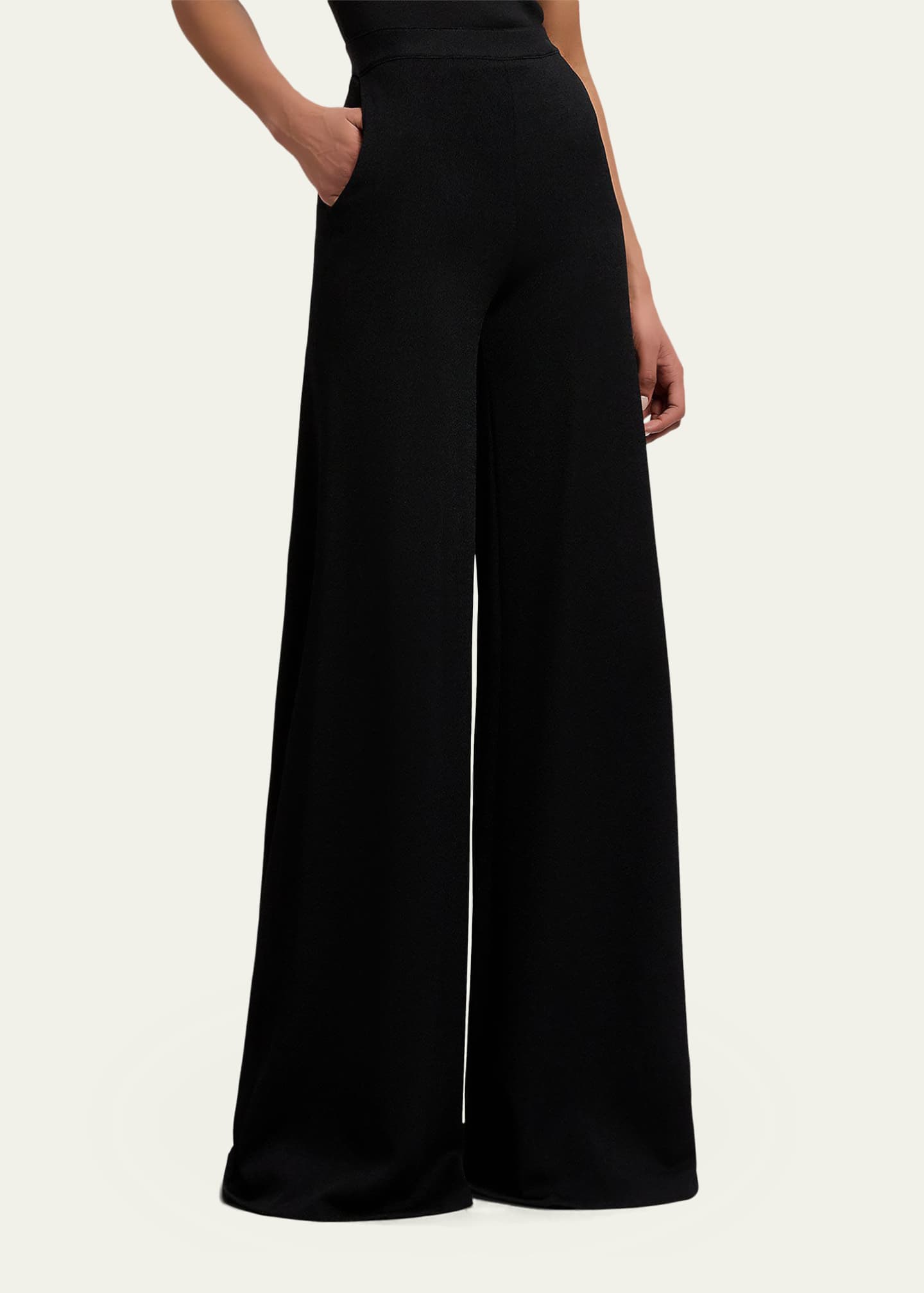 Ralph Lauren Collection Beonca Stretch Viscose Wide-Leg Pants ...