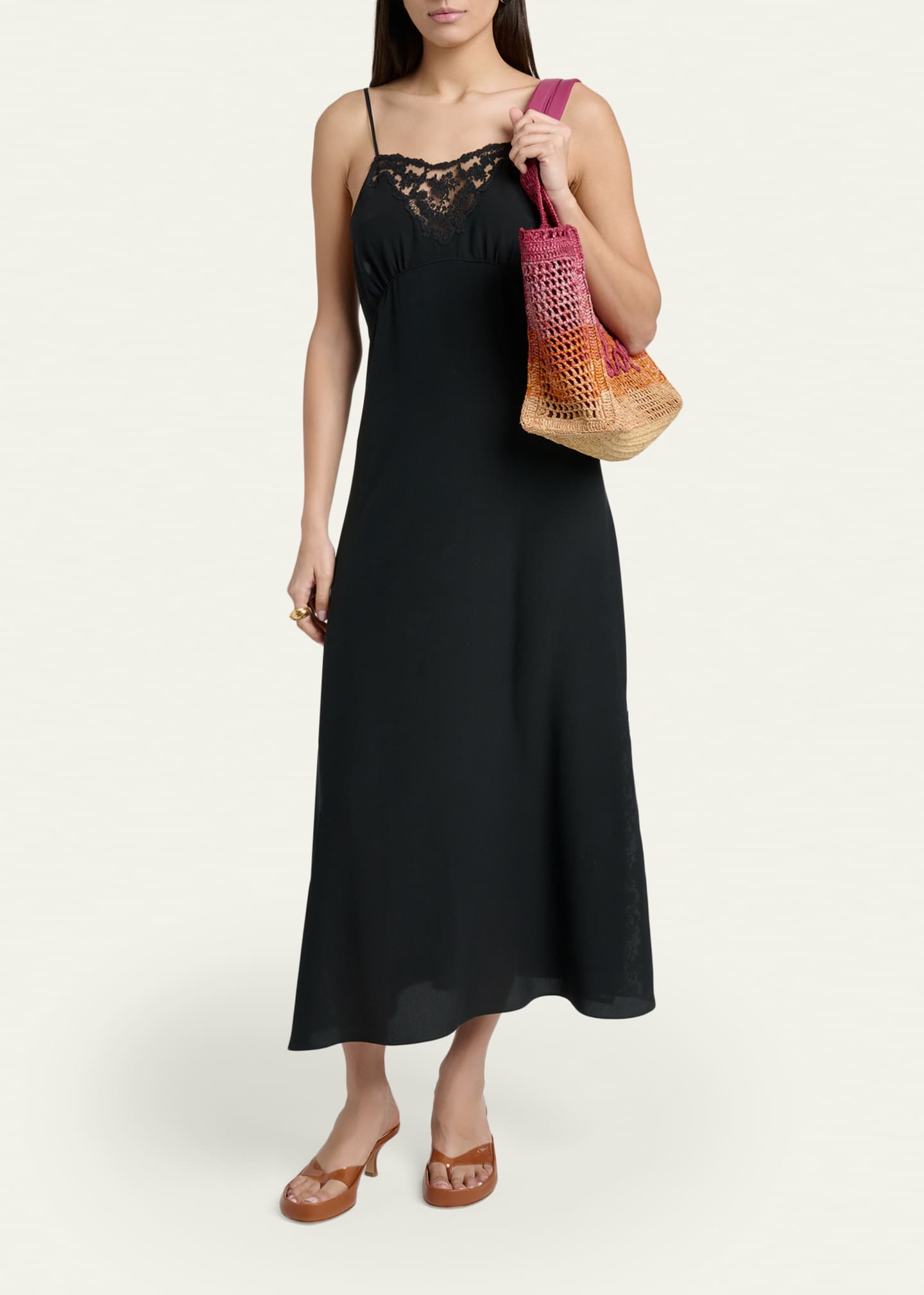 Chloe Summer Banana Ombre Raffia Tote Bag - Bergdorf Goodman
