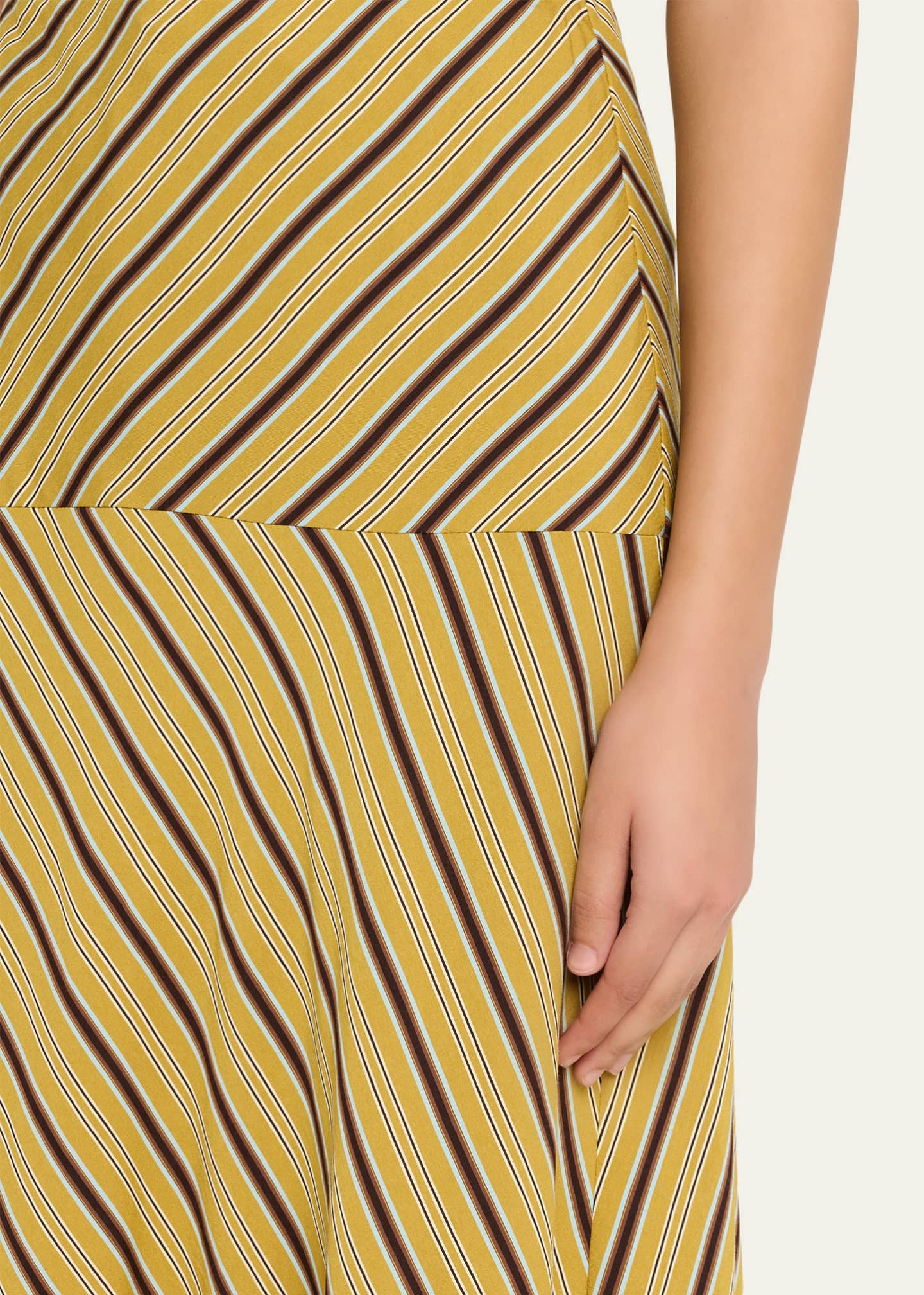 A.L.C. Kara Stripe Midi Skirt - Bergdorf Goodman