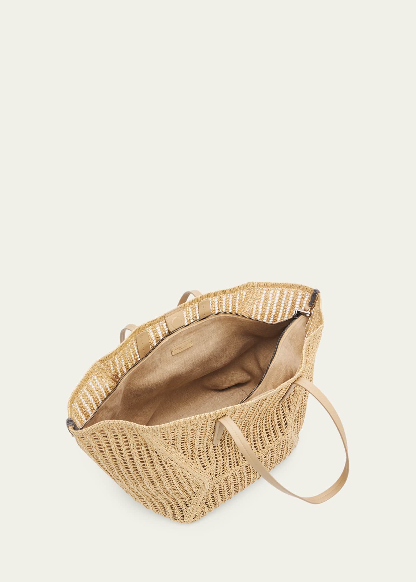 Brunello Cucinelli BC Duo Techno Raffia Tote Bag - Bergdorf Goodman