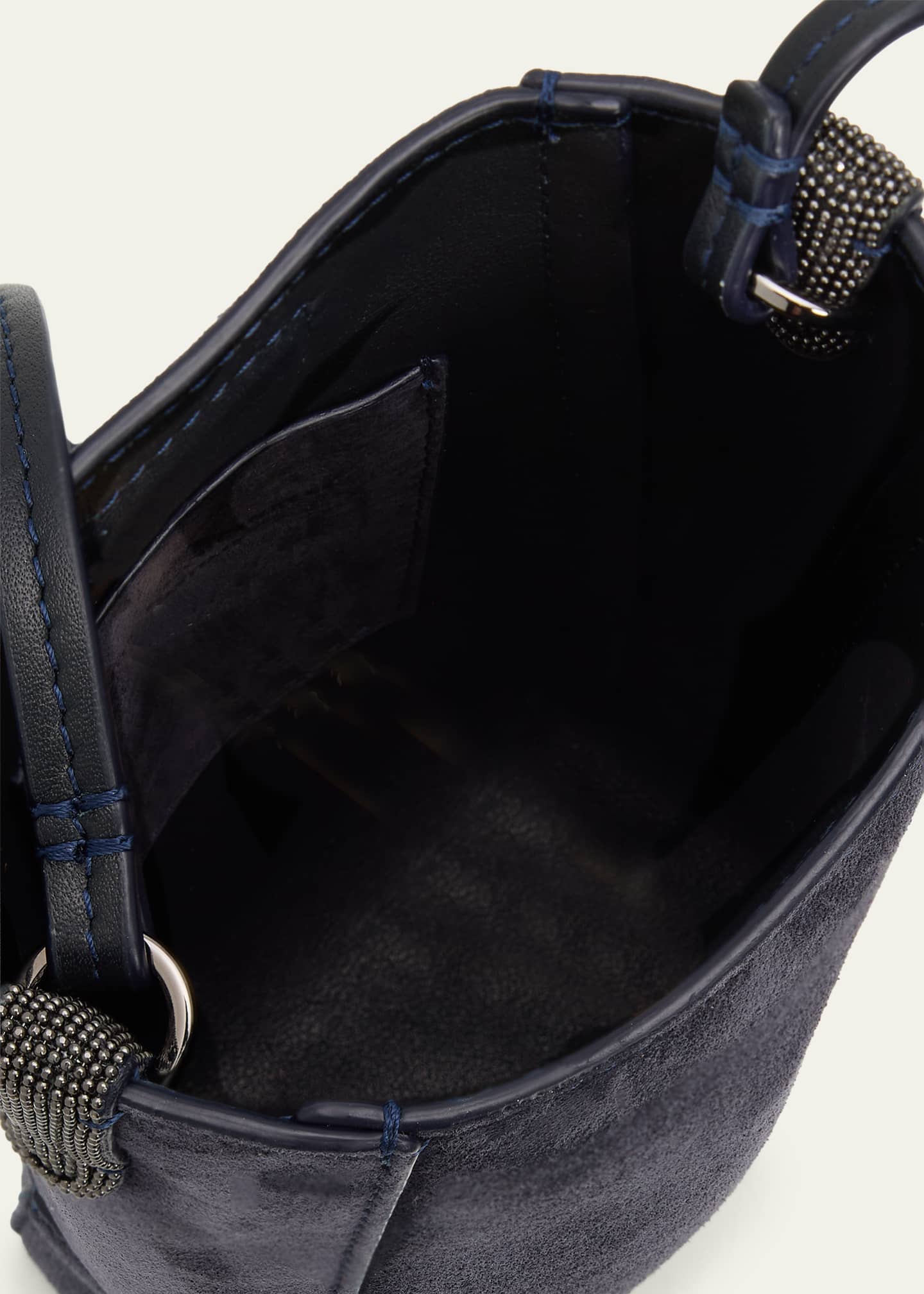 Brunello Cucinelli BC Duo Suede Phone Holder w/ Monili - Bergdorf Goodman