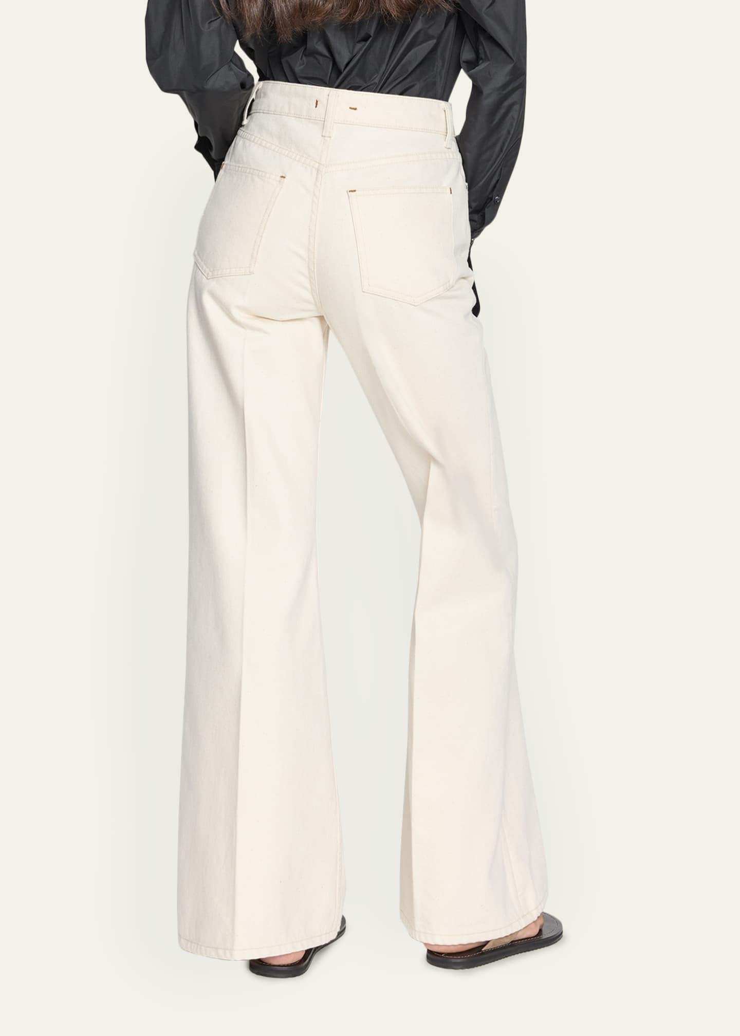 Ossou Trace Wide Flare Jeans - Bergdorf Goodman