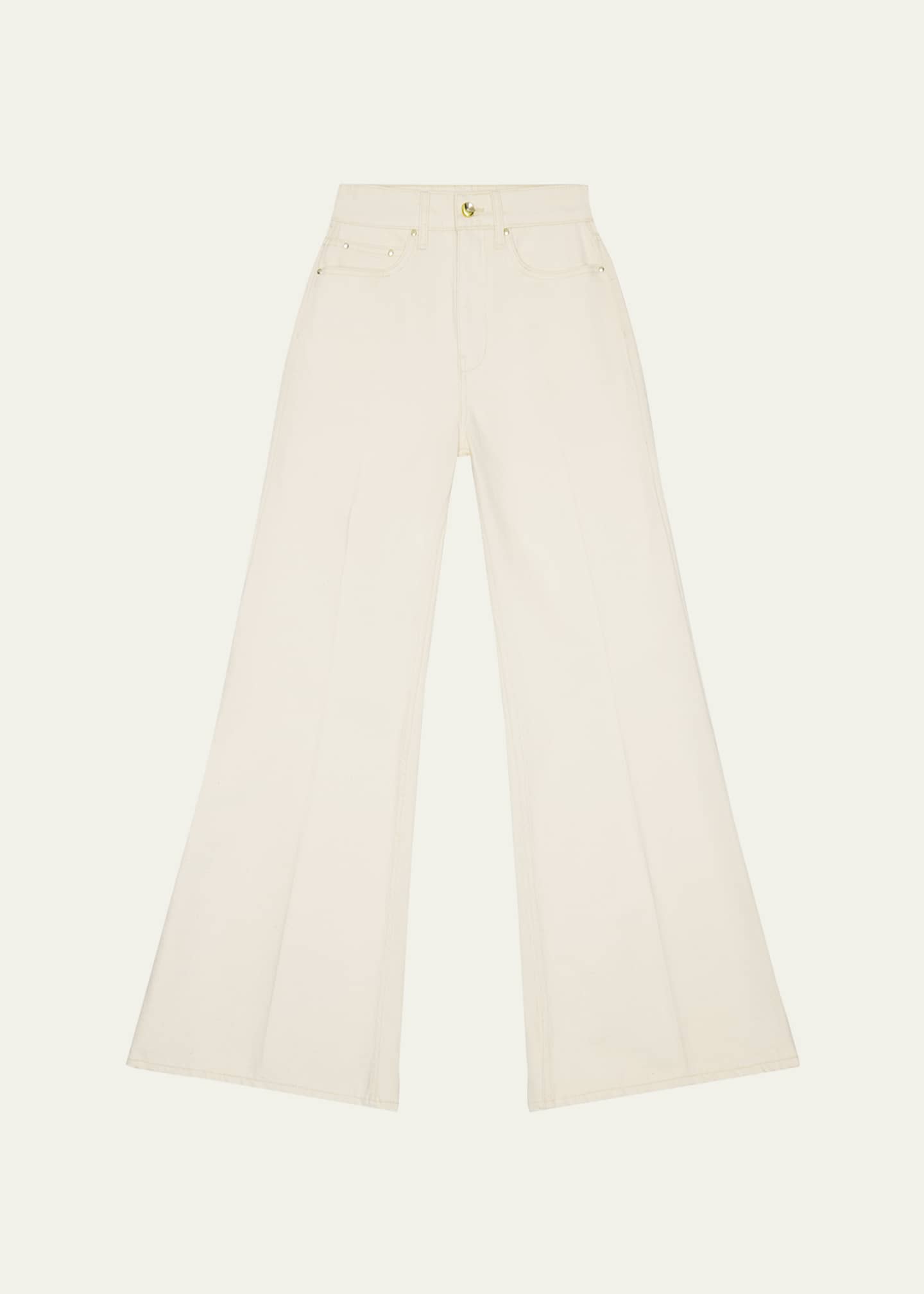 Ossou Trace Wide Flare Jeans - Bergdorf Goodman