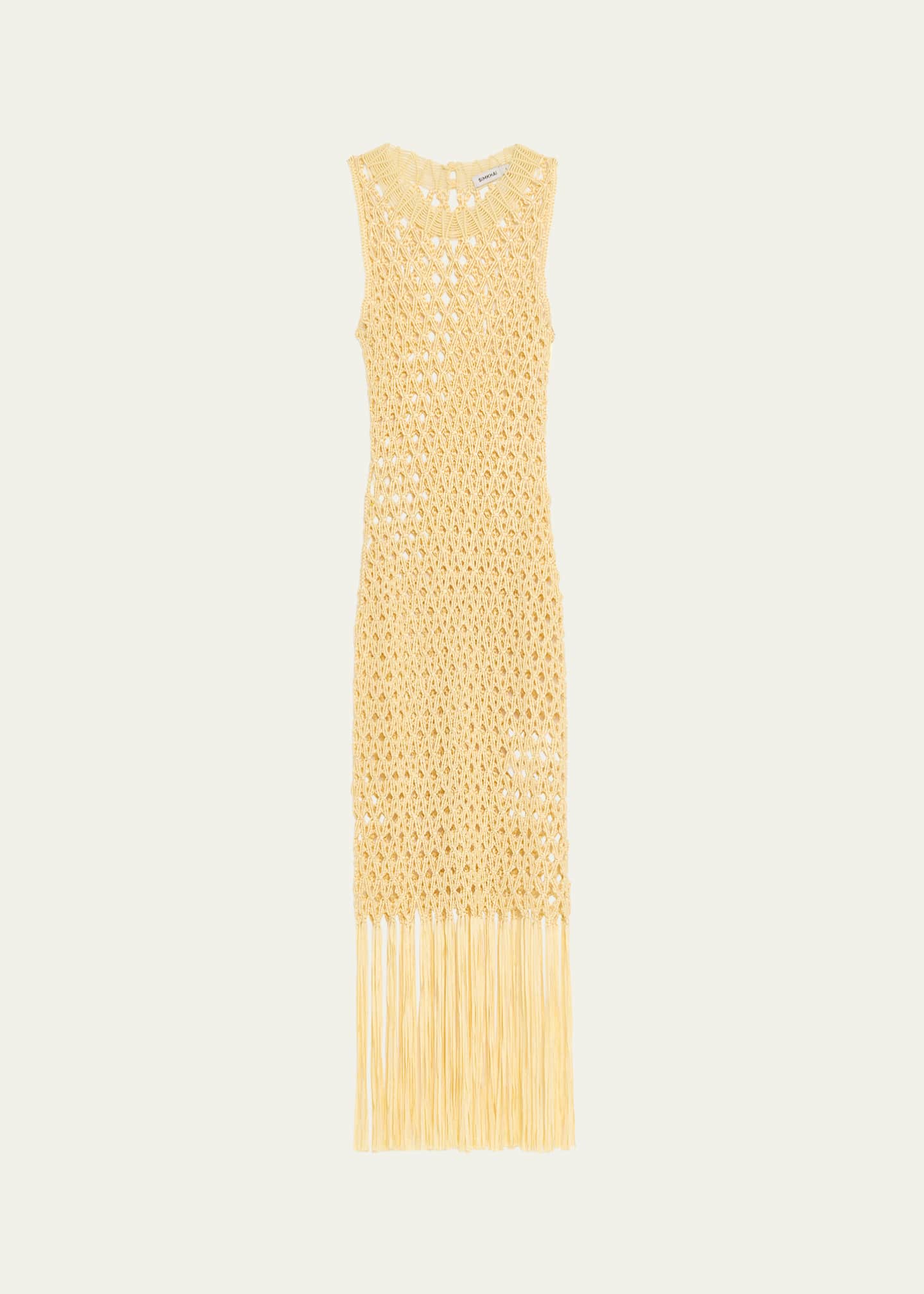 SIMKHAI Jensen Macrame Midi Dress - Bergdorf Goodman
