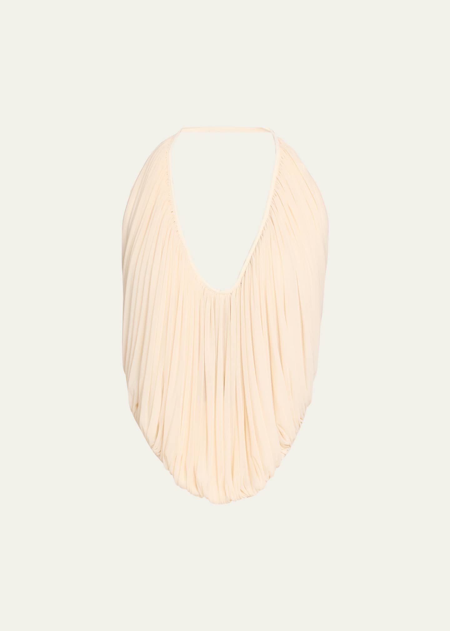 Ronny Kobo Marie Draped Crop Top - Bergdorf Goodman