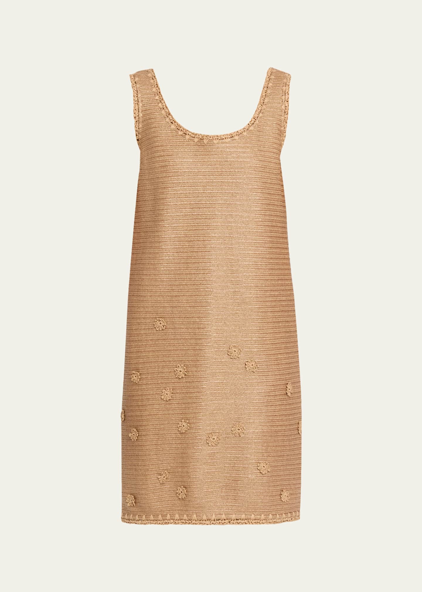 Lafayette 148 New York Raffia-Effect Jersey Shift Dress - Bergdorf Goodman